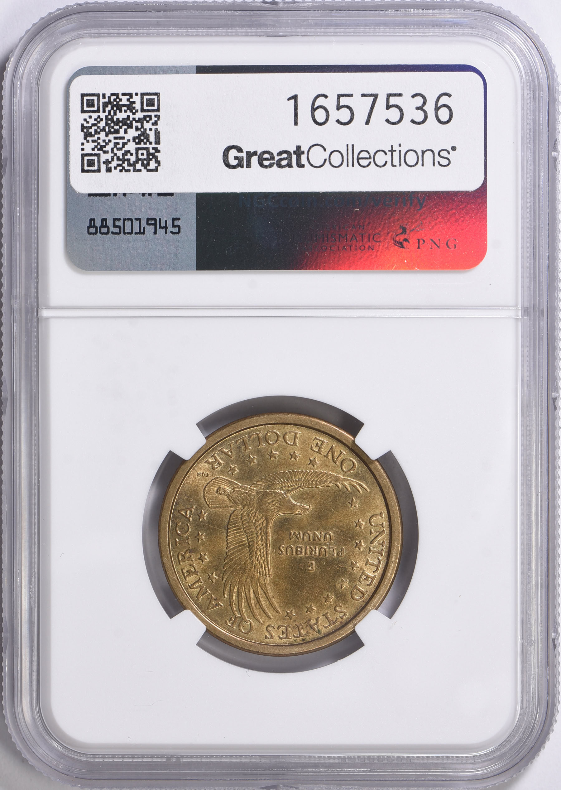 2000-P Sacagawea Dollar Wounded Eagle NGC MS-64 (Item 1657536 ...