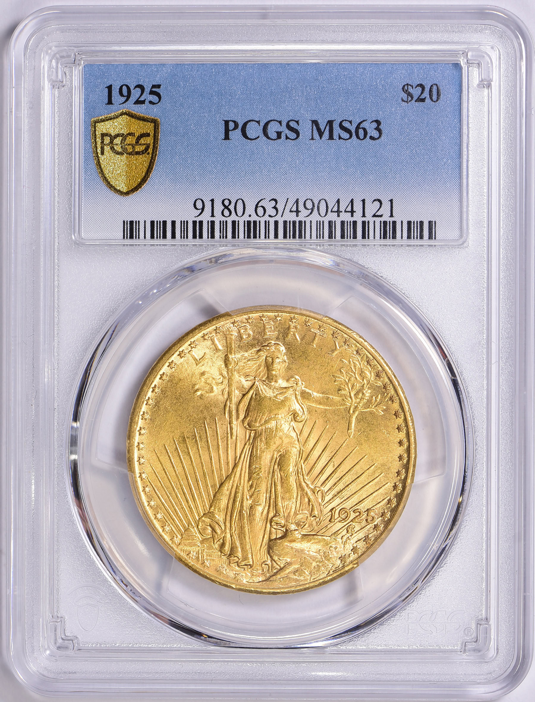 1925 Saint-Gaudens Gold Double Eagle PCGS MS-63 (Item 1658251) | GreatCollections Coin Auctions