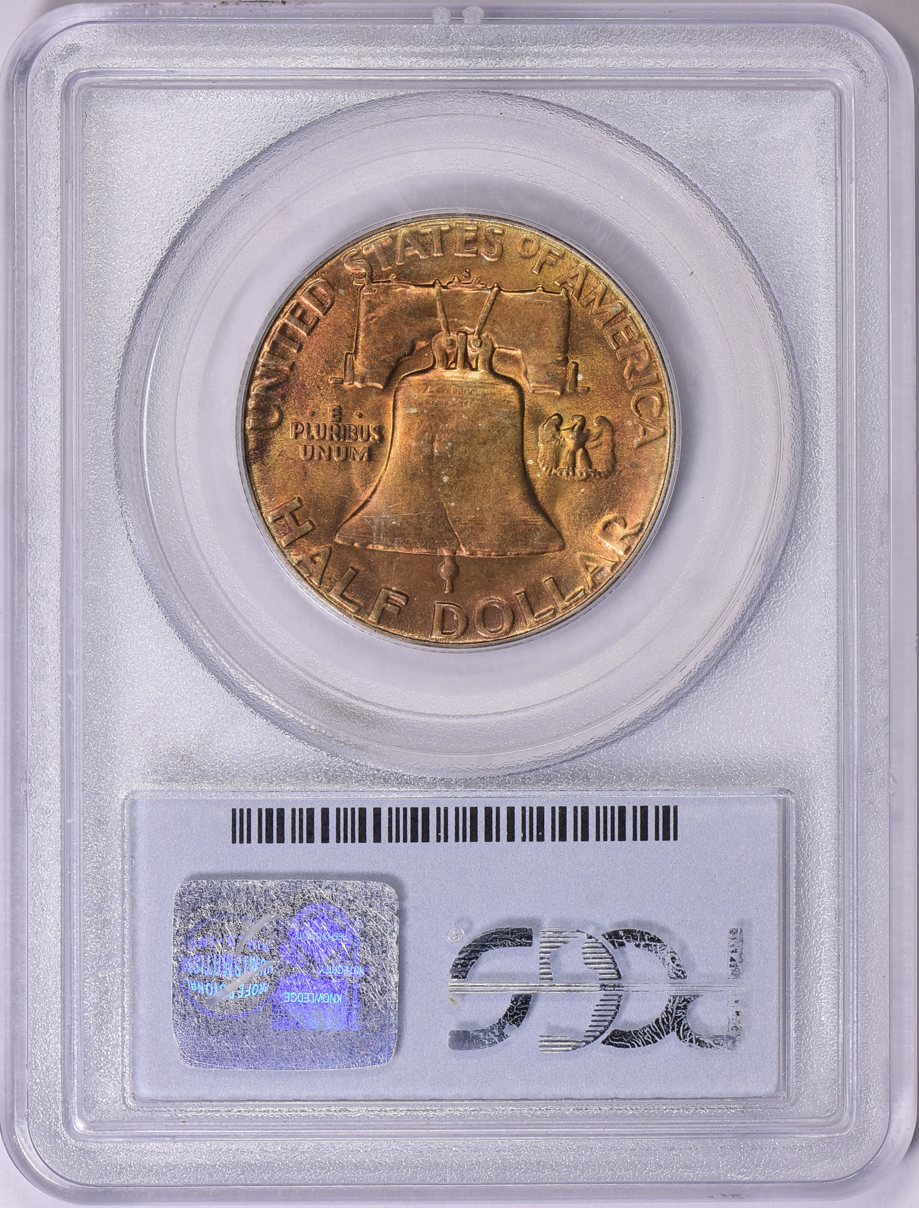 1953-S Franklin Half Dollar PCGS MS-64 FBL (Toned) (Item 1658376 ...