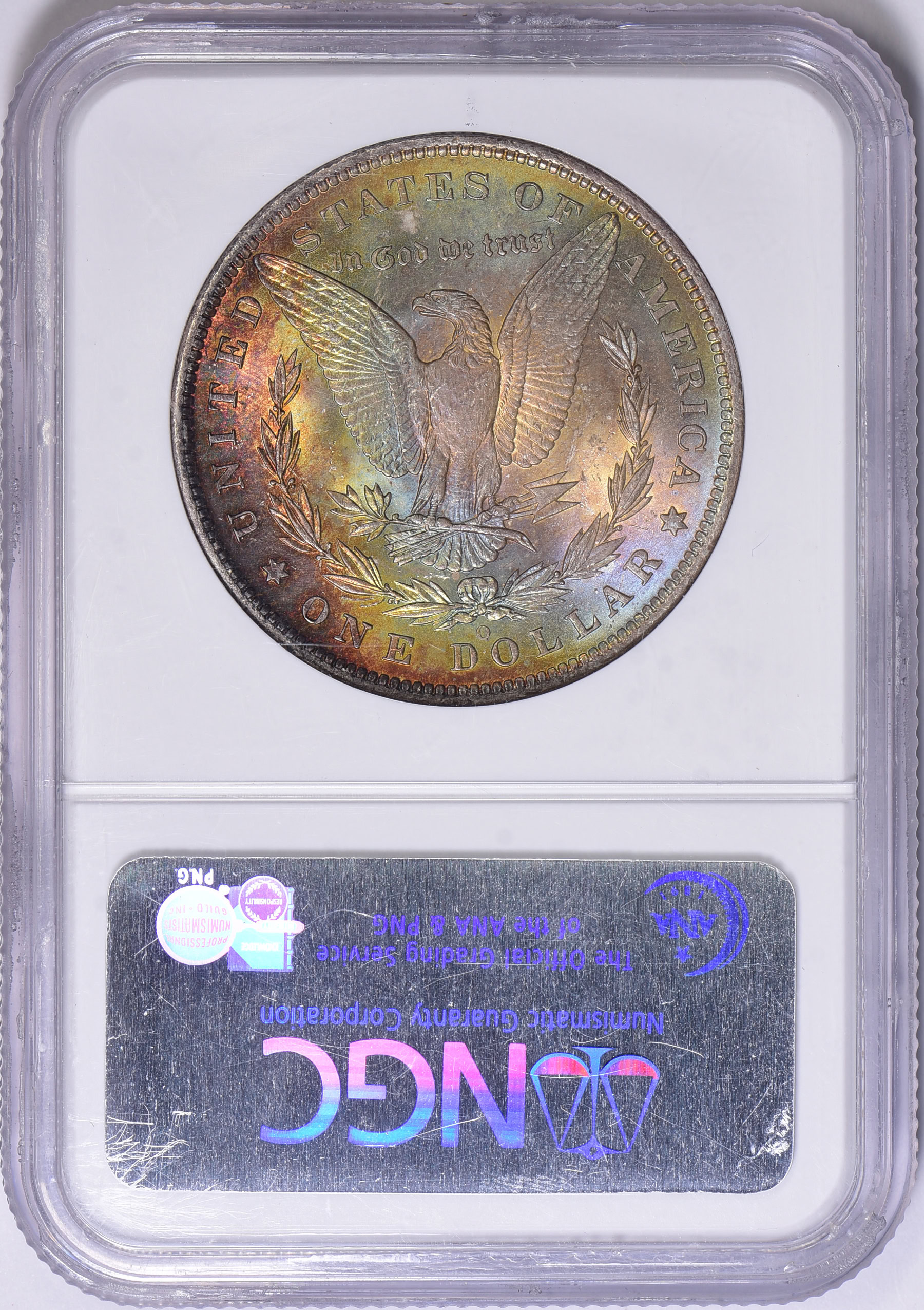 1885-O Morgan Silver Dollar NGC MS-64 ★ (CAC Green) (Toned) (Item 1658394) | GreatCollections ...