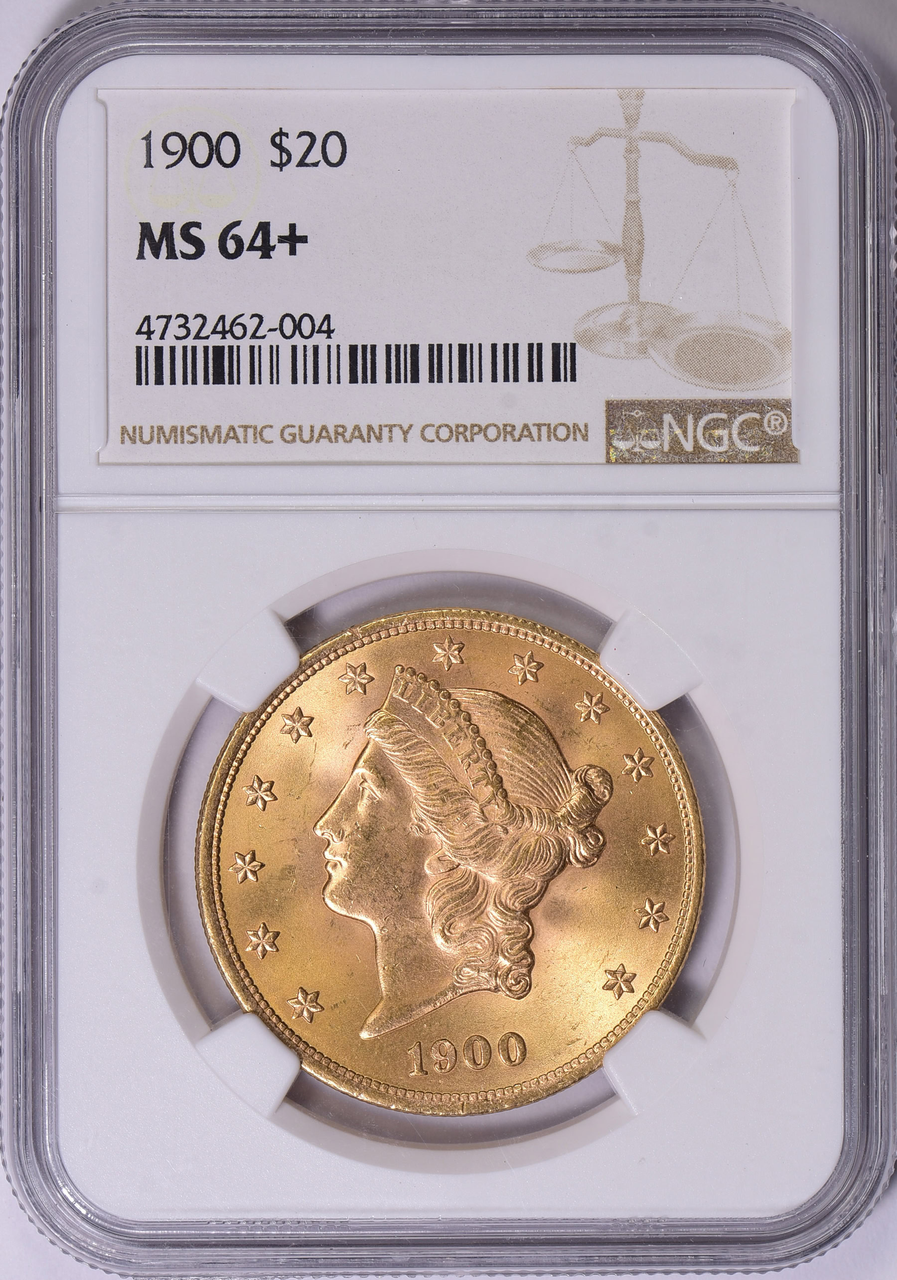 1900 Liberty Gold Double Eagle NGC MS-64+ (Item 1658475 ...