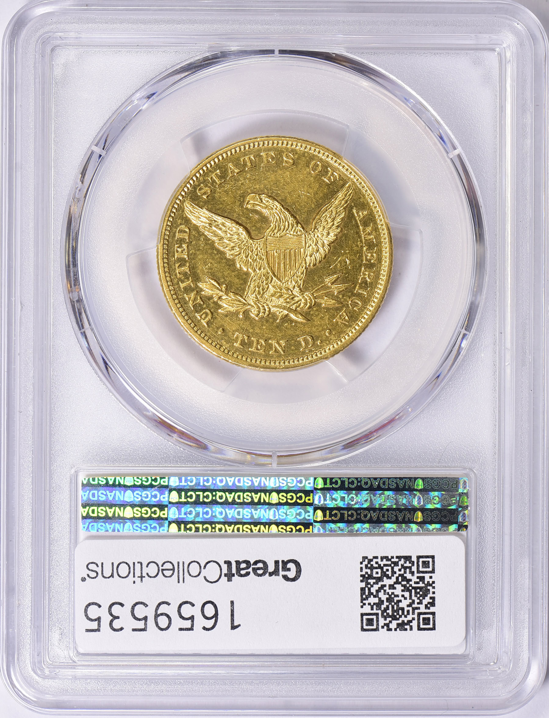 1848 Liberty Gold Eagle PCGS Genuine AU Details (Item 1659535 ...