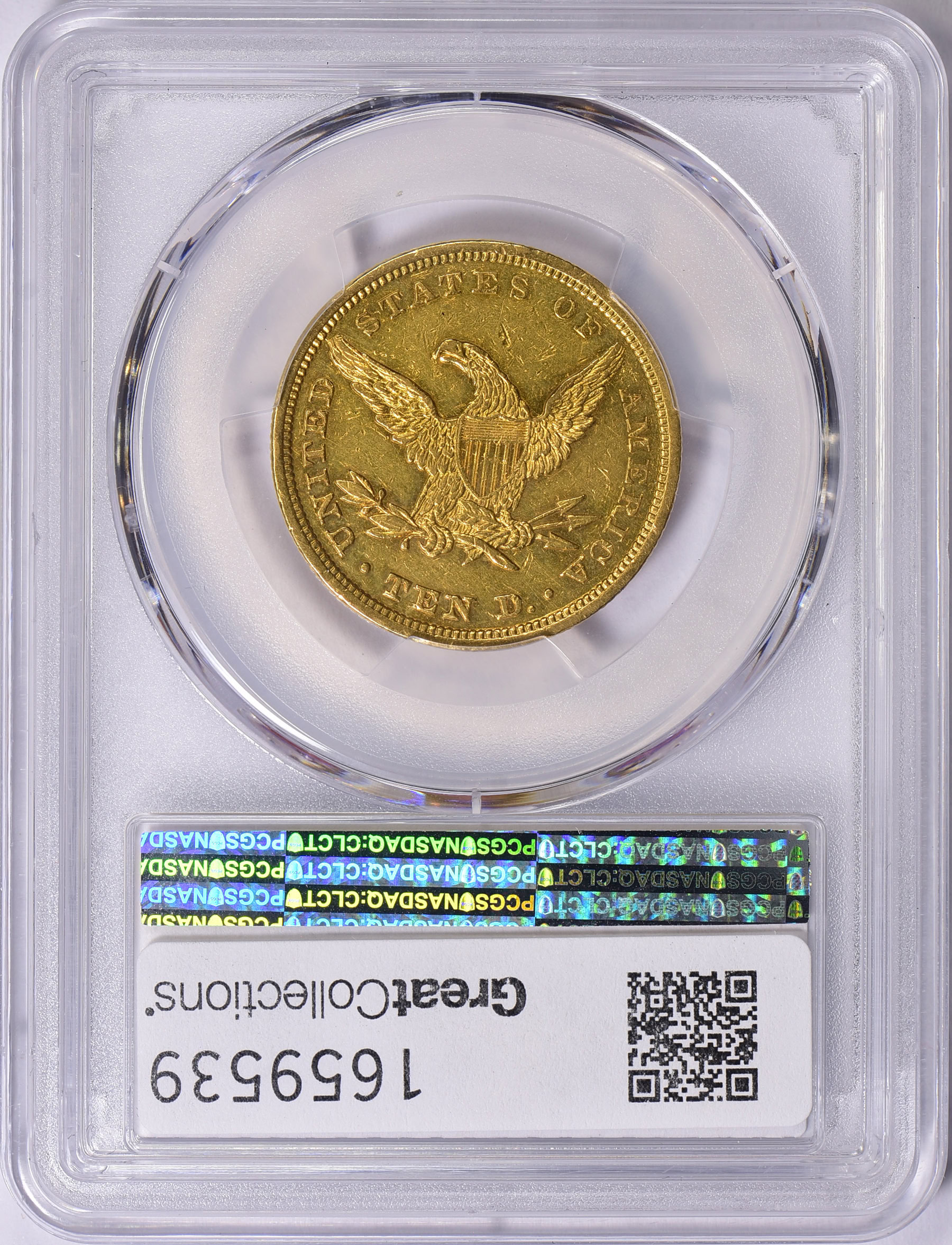 1841 Liberty Gold Eagle PCGS Genuine AU Details (Item 1659539 ...