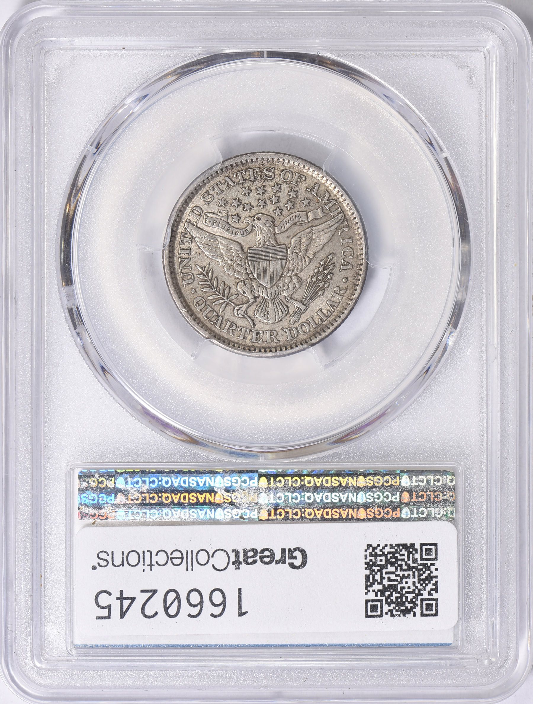 1897 Barber Quarter PCGS XF-45 (Item 1660245) | GreatCollections Coin ...