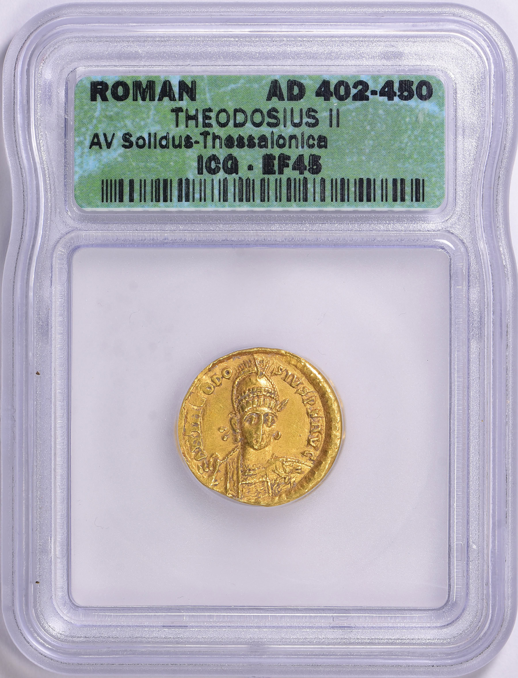 Ancient Roman Empire, Theodosius II (A.D. 402-450) c.A.D. 425-430 AV ...