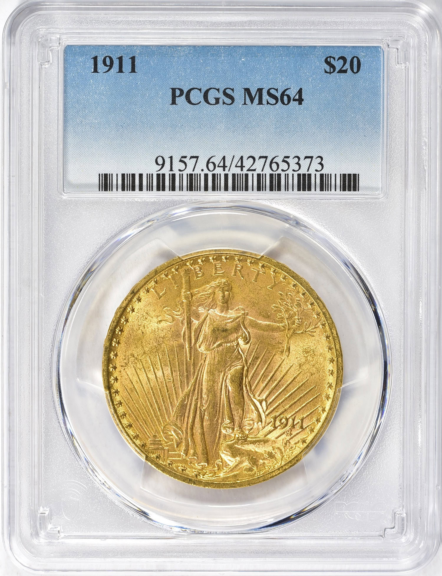 1911 Saint-Gaudens Gold Double Eagle PCGS MS-64 (Item 1660821 ...