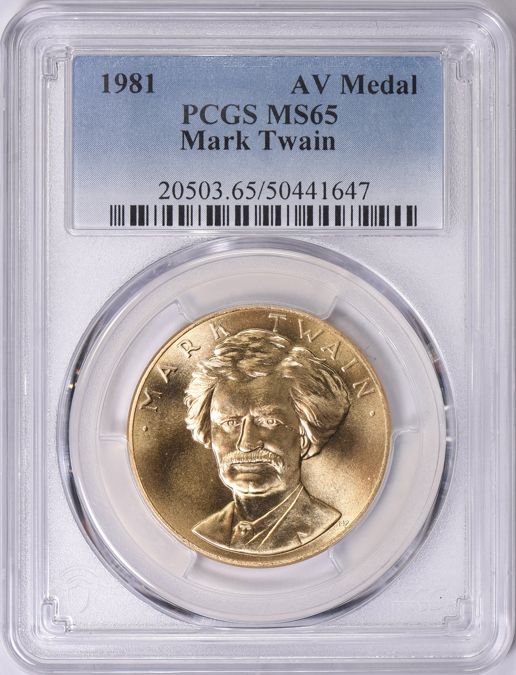1981 Gold 1oz. American Arts Commemorative Series Mark Twain U.S. Mint ...