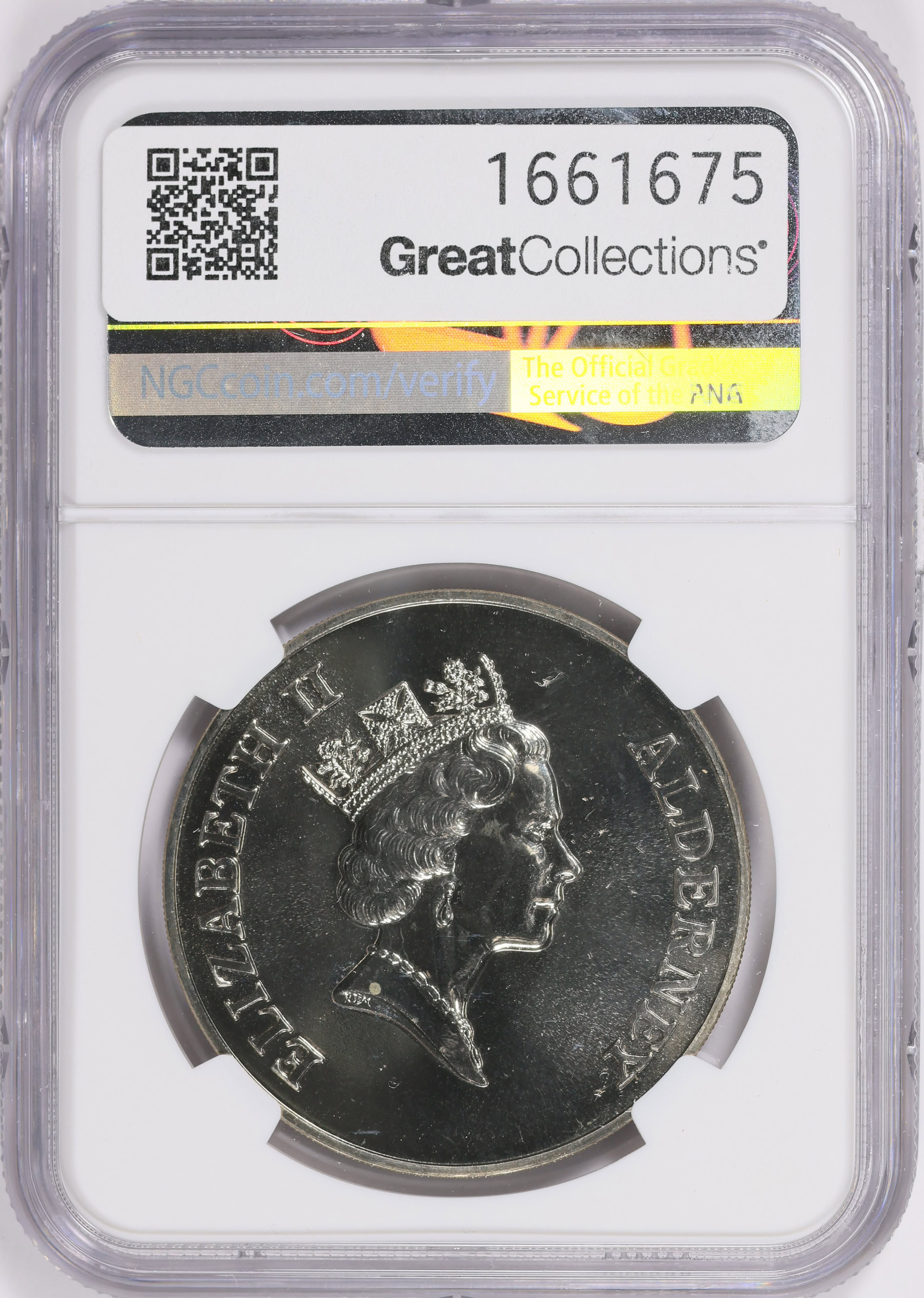 Alderney 1999 £2 Total Eclipse of the Sun KM-18 NGC MS-68 DPL (Item ...