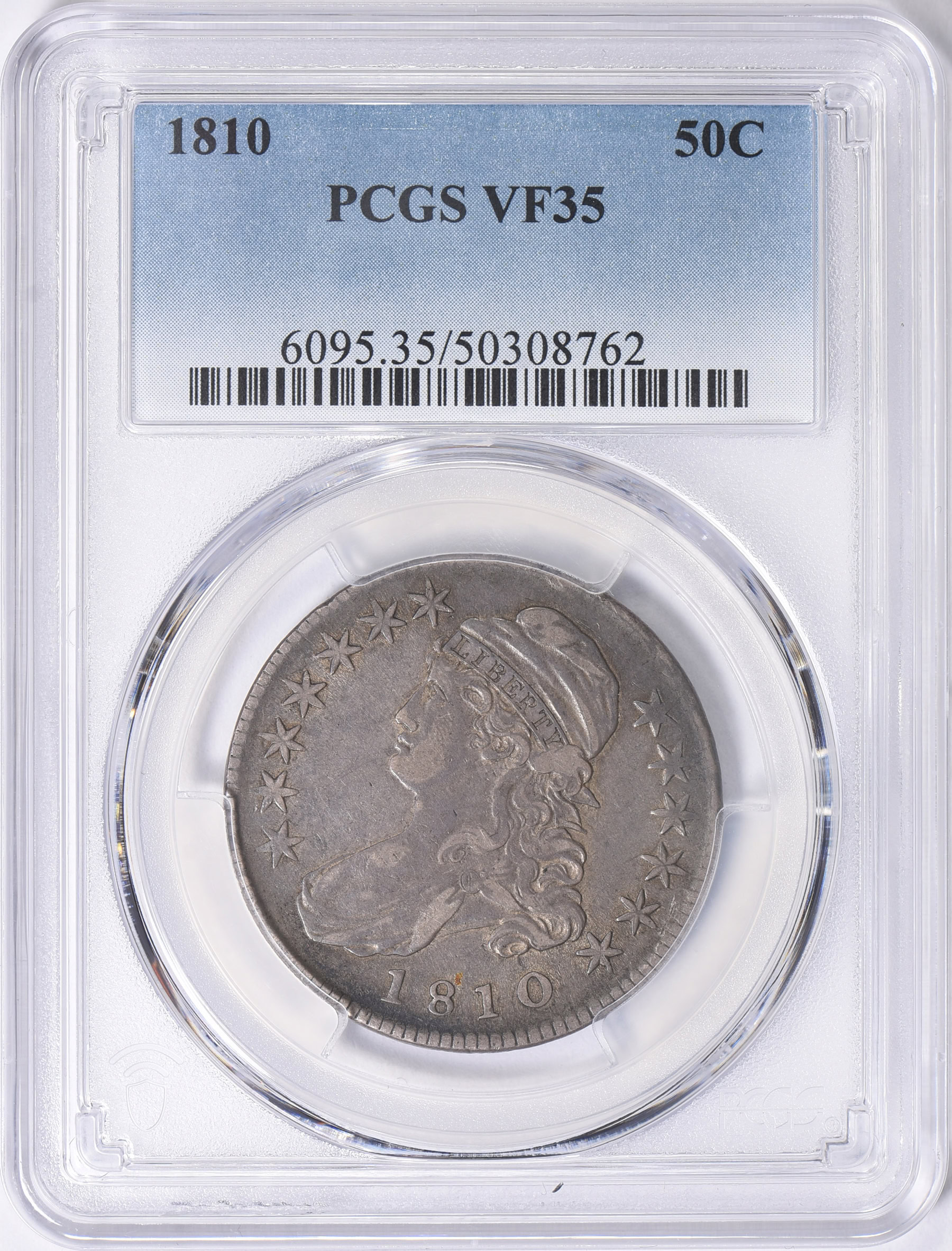 1810 Capped Bust Half Dollar PCGS VF-35 (Item 1661841) | GreatCollections Coin Auctions