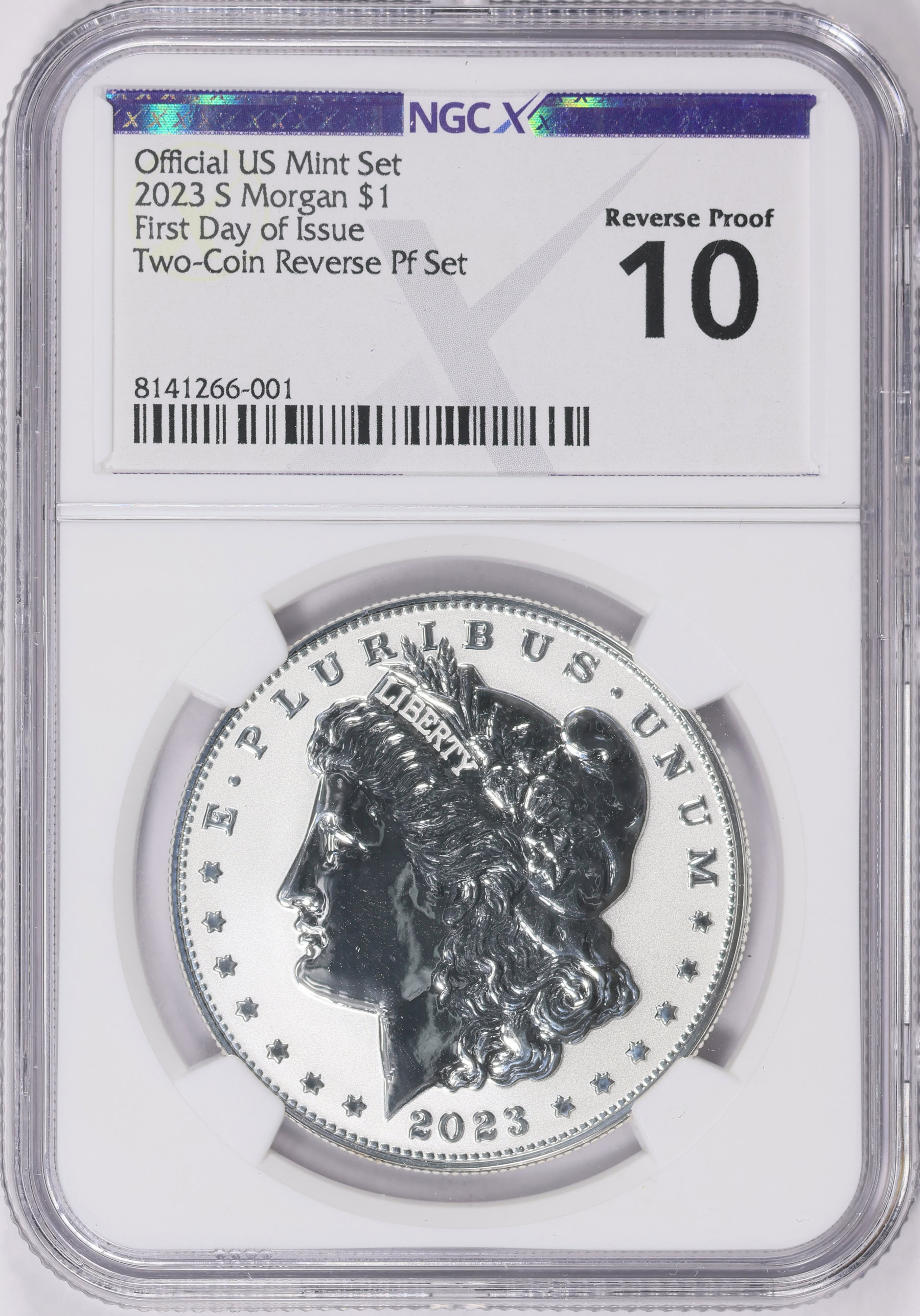 2023-S Morgan Silver Dollar Reverse Proof First Day of Issue NGCX ...