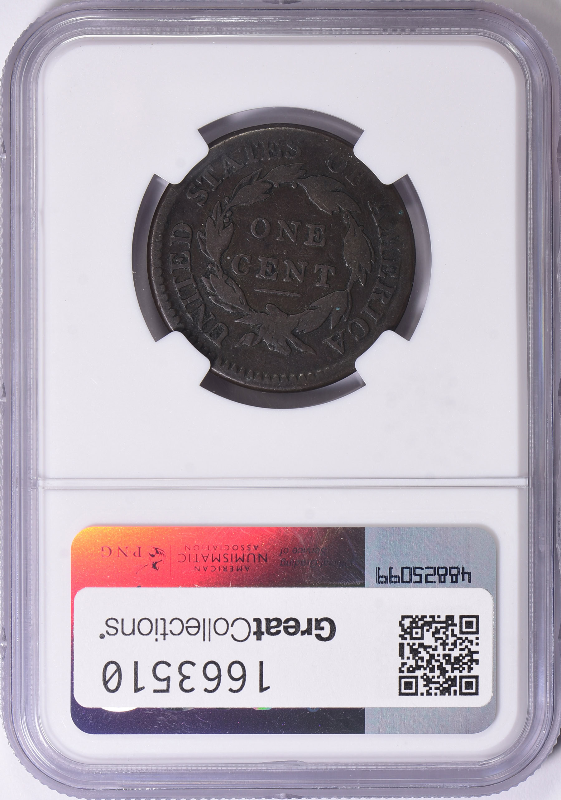 1814 Classic Cent Crosslet 4 S-294 NGC G-06 BN (Item 1663510 ...
