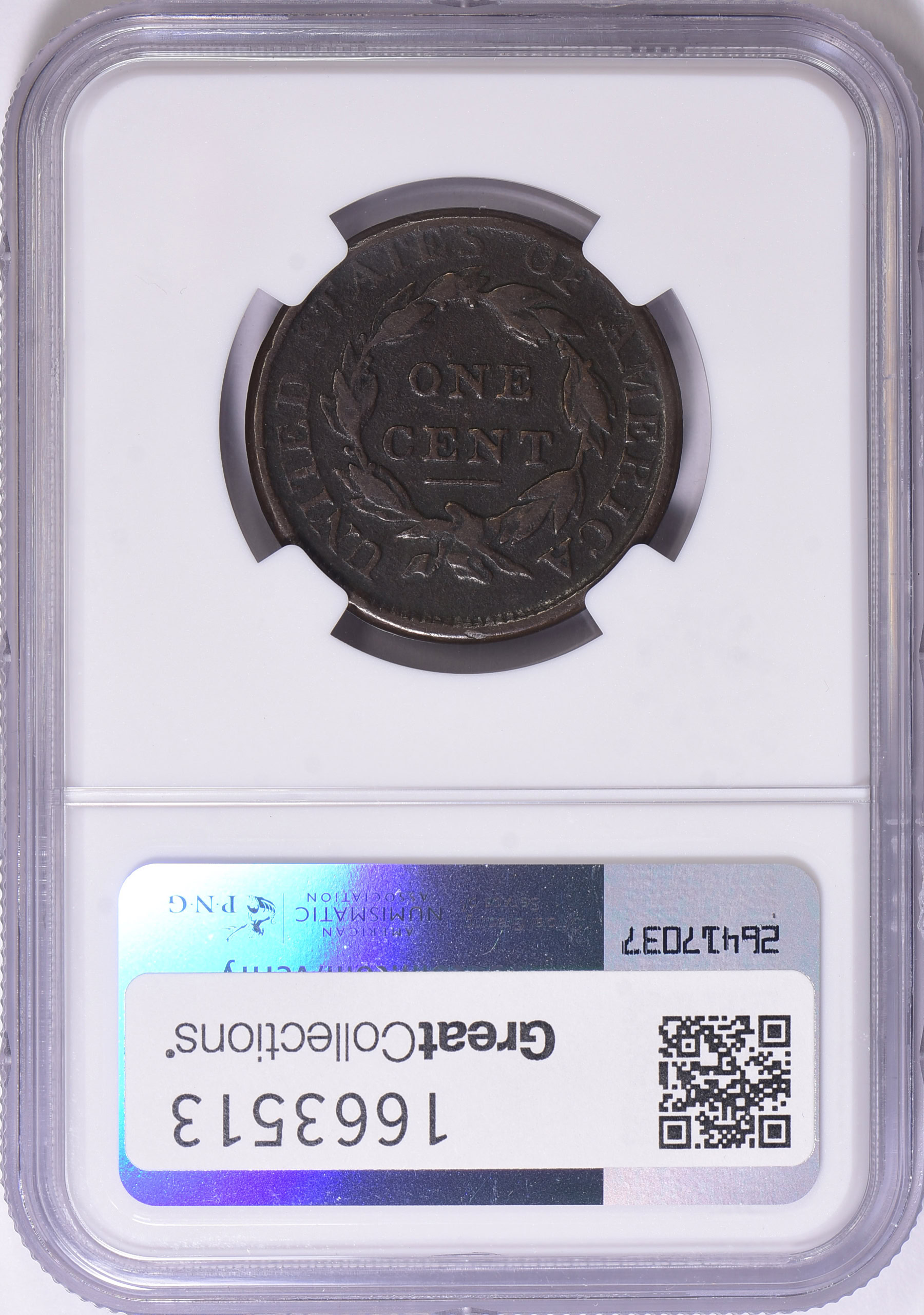 1812 Classic Cent NGC Fine Details (Item 1663513) | GreatCollections ...