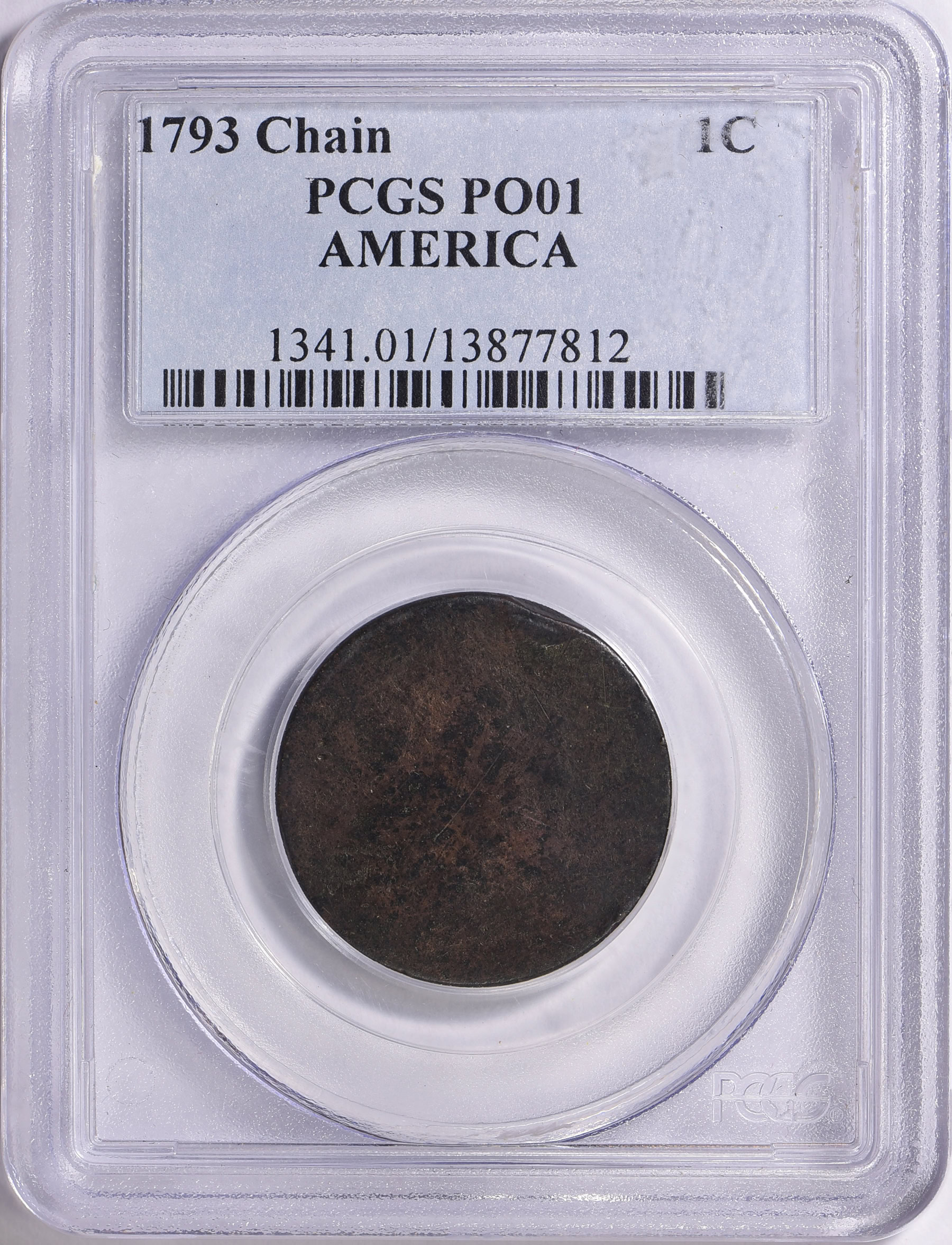 1793 Chain Cent AMERICA PCGS PO-01 BN (Item 1664322) | GreatCollections ...