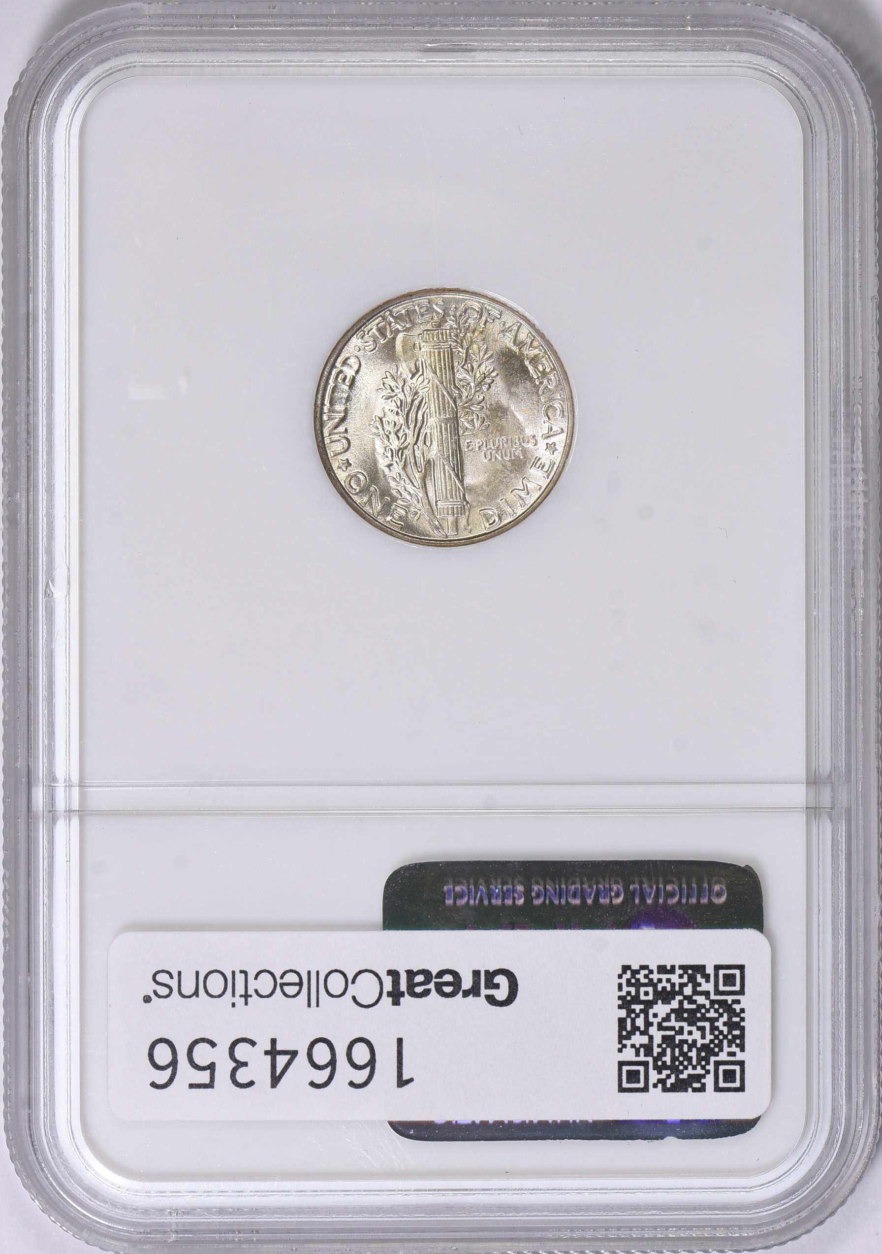 1945 Mercury Dime NGC MS-67 (Item 1664356) | GreatCollections Coin Auctions
