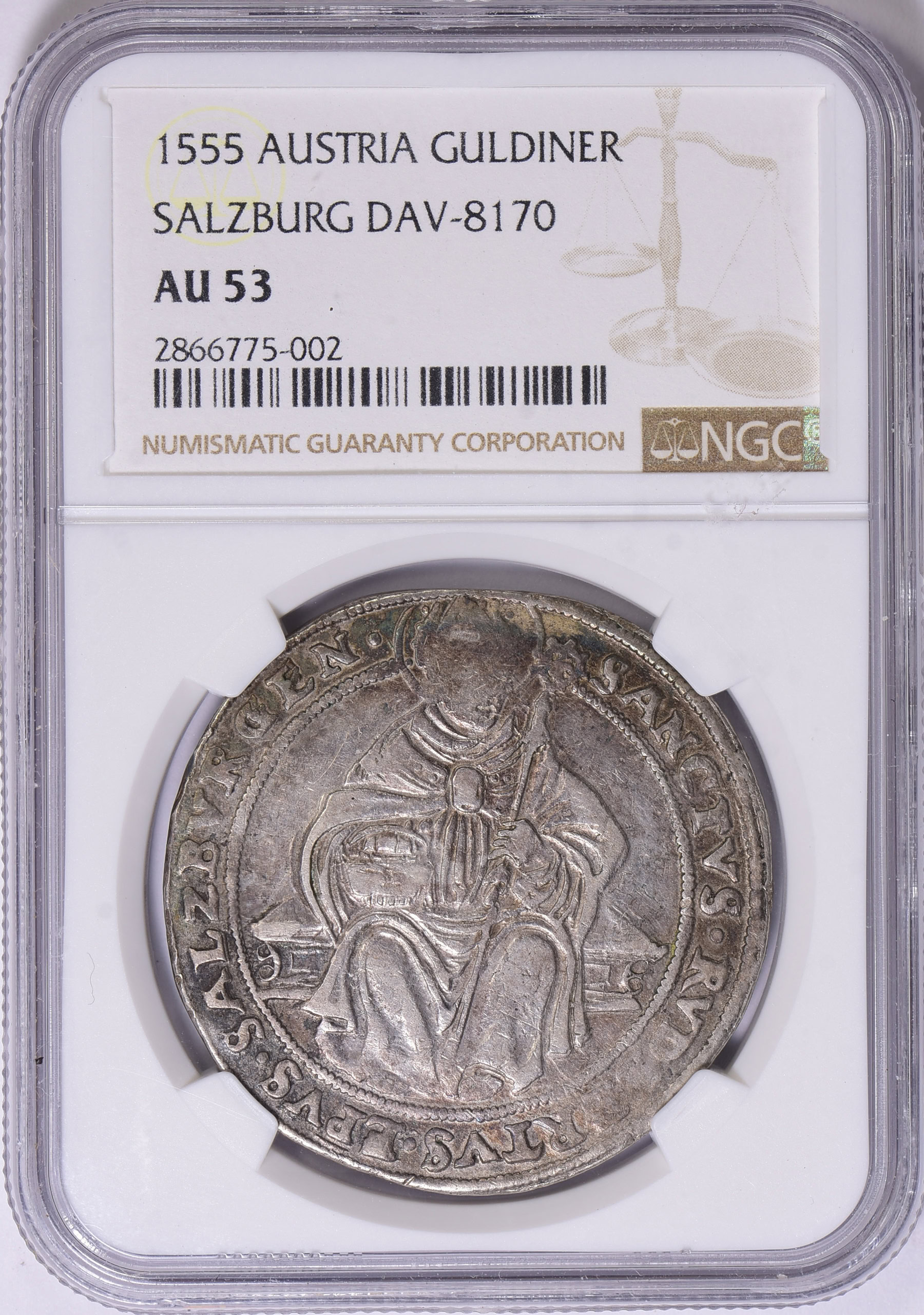 Austria - Salzburg 1555 Silver Guldiner NGC AU-53 (Item 1664724 ...