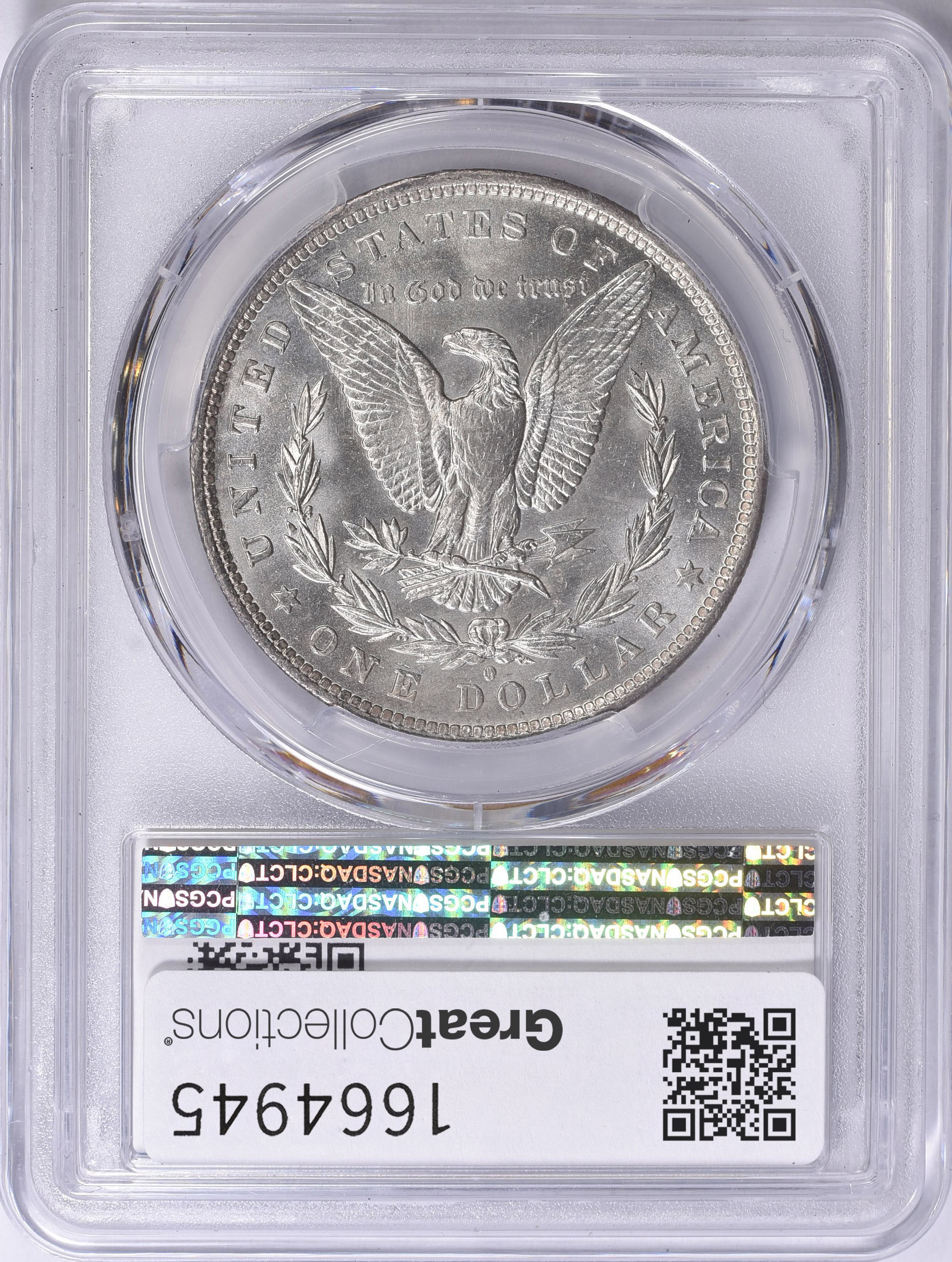 1882-O Morgan Silver Dollar PCGS MS-64+ (Item 1664945) | GreatCollections Coin Auctions