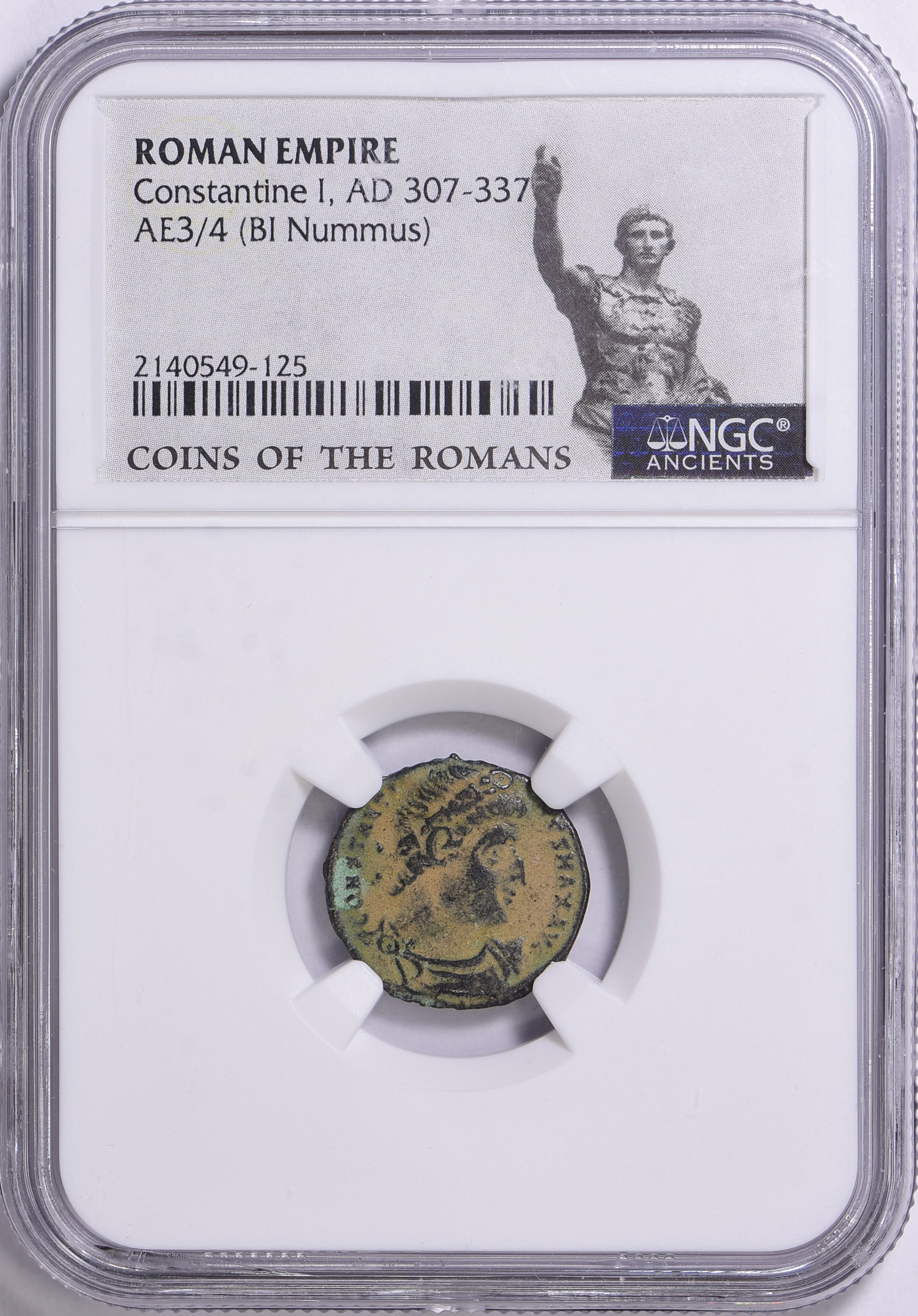 Ancient Roman Empire, Constantine I (A.D. 307-337) AE3/4 (BI Nummus ...