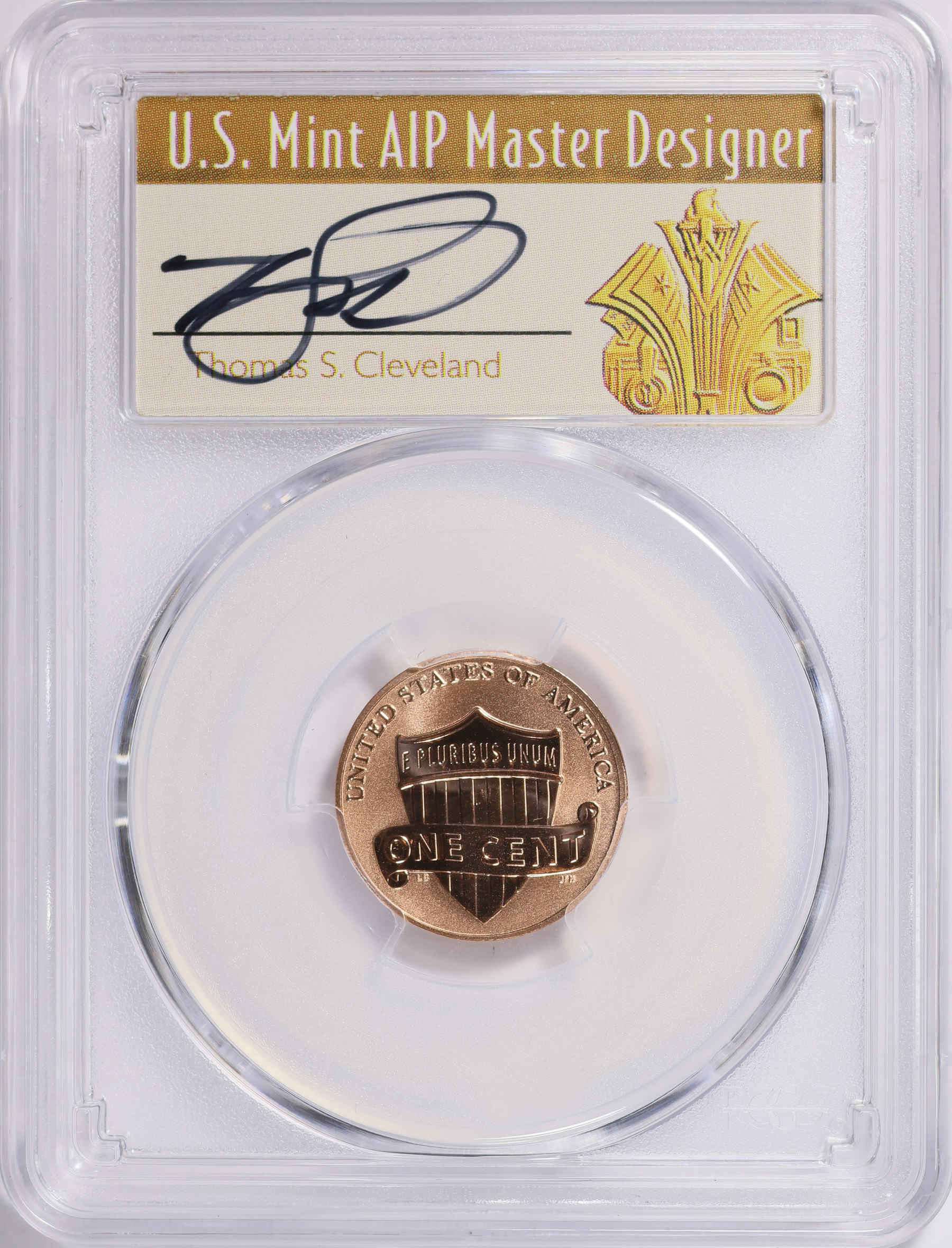 2018-S Lincoln Cent Shield Reverse Proof (From the Reverse Proof 50th ...