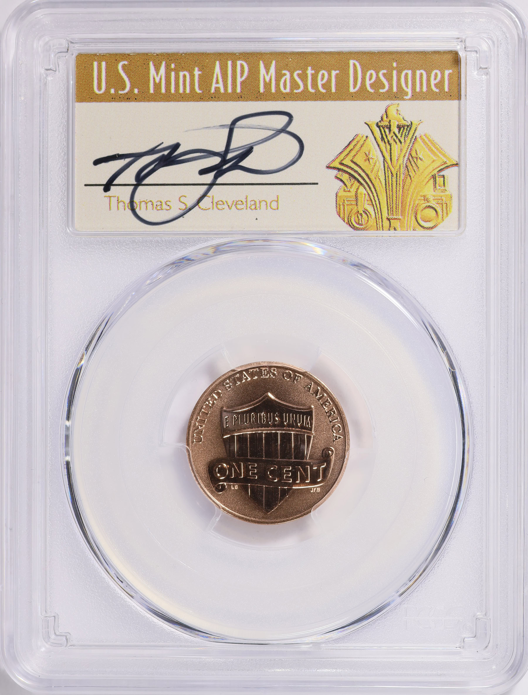 2018-S Lincoln Cent Shield Reverse Proof (From the Reverse Proof 50th ...