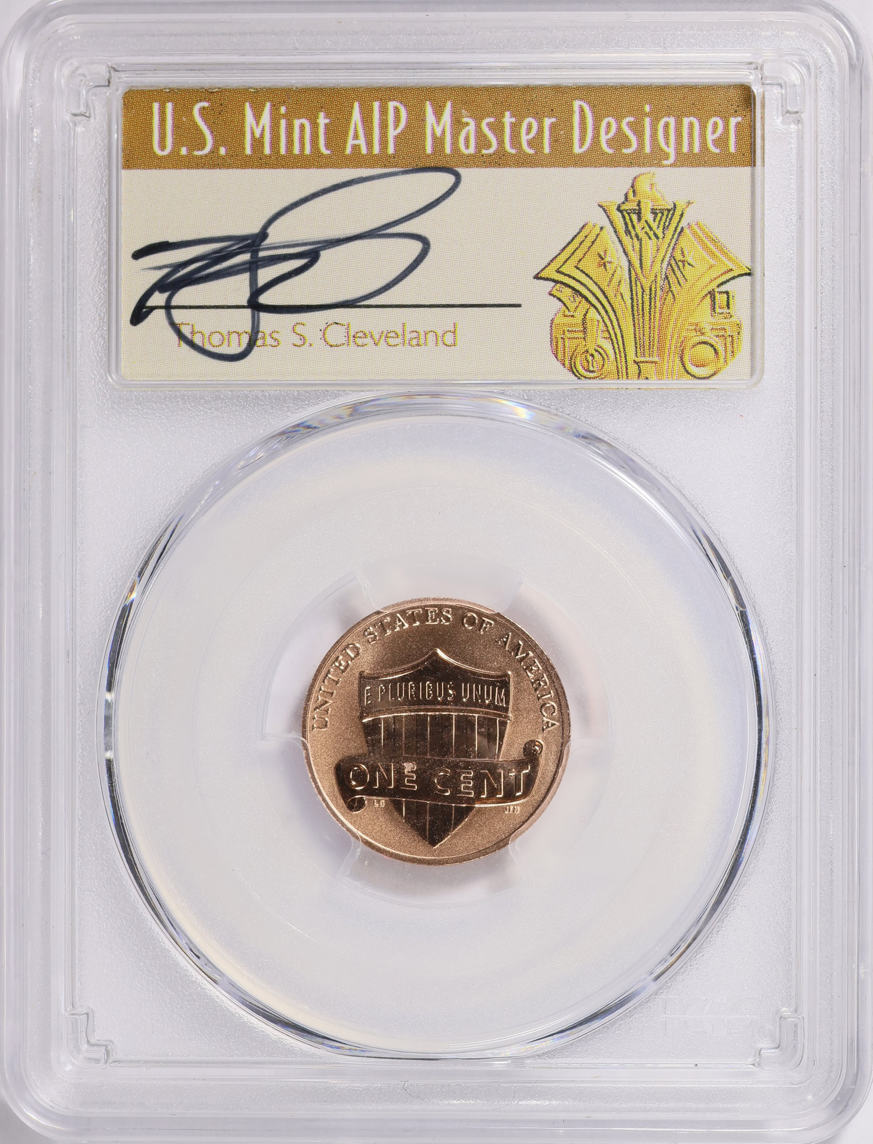2018-S Lincoln Cent Shield Reverse Proof (From the Reverse Proof 50th ...