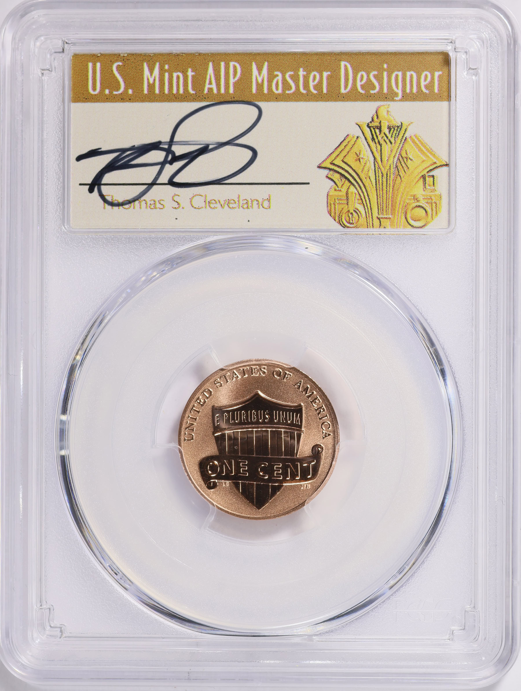 2018-S Lincoln Cent Shield Reverse Proof (From the Reverse Proof 50th ...