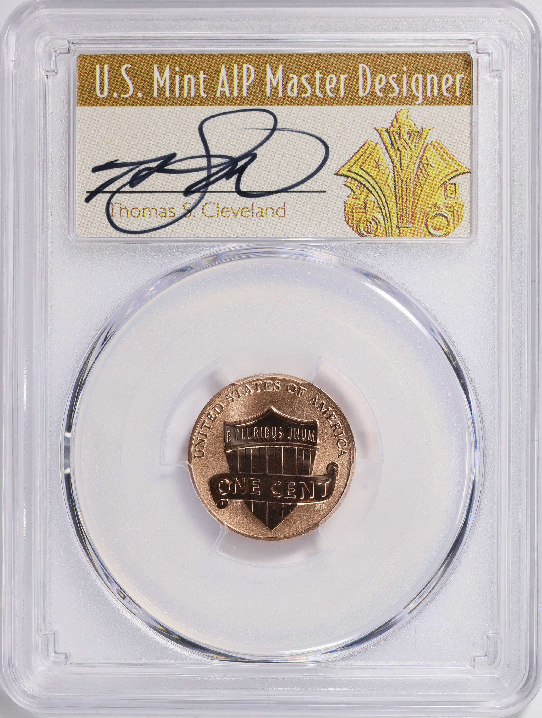 2018-S Lincoln Cent Shield Reverse Proof (From the Reverse Proof 50th ...