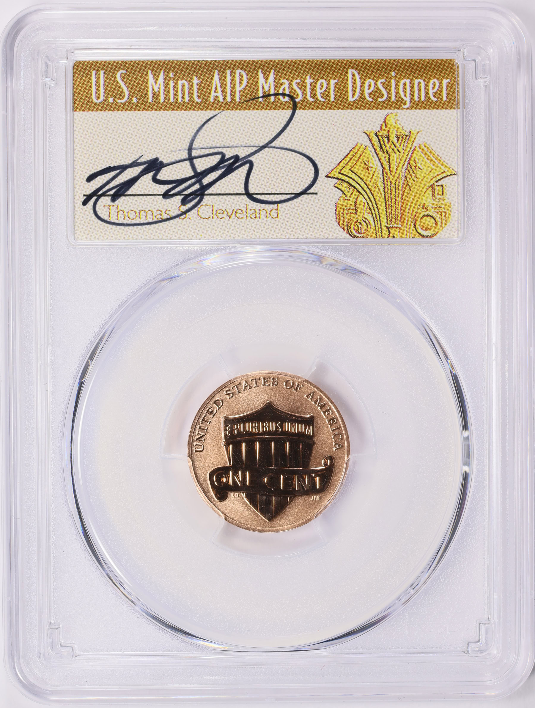 2018-S Lincoln Cent Shield Reverse Proof (From the Reverse Proof 50th ...