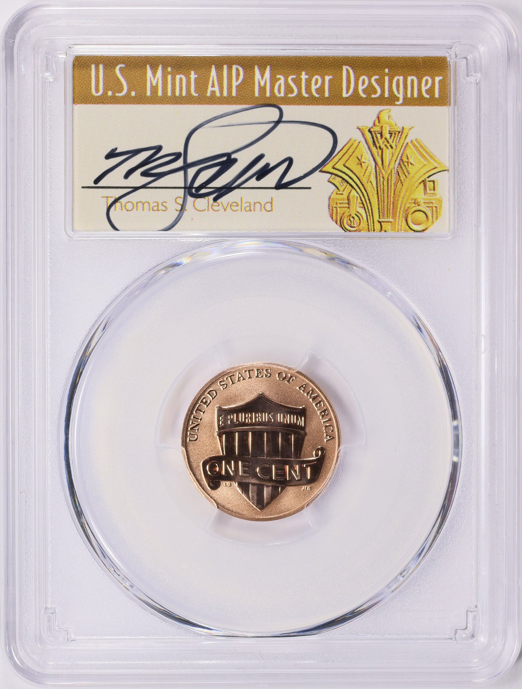 2018-S Lincoln Cent Shield Reverse Proof (From the Reverse Proof 50th ...