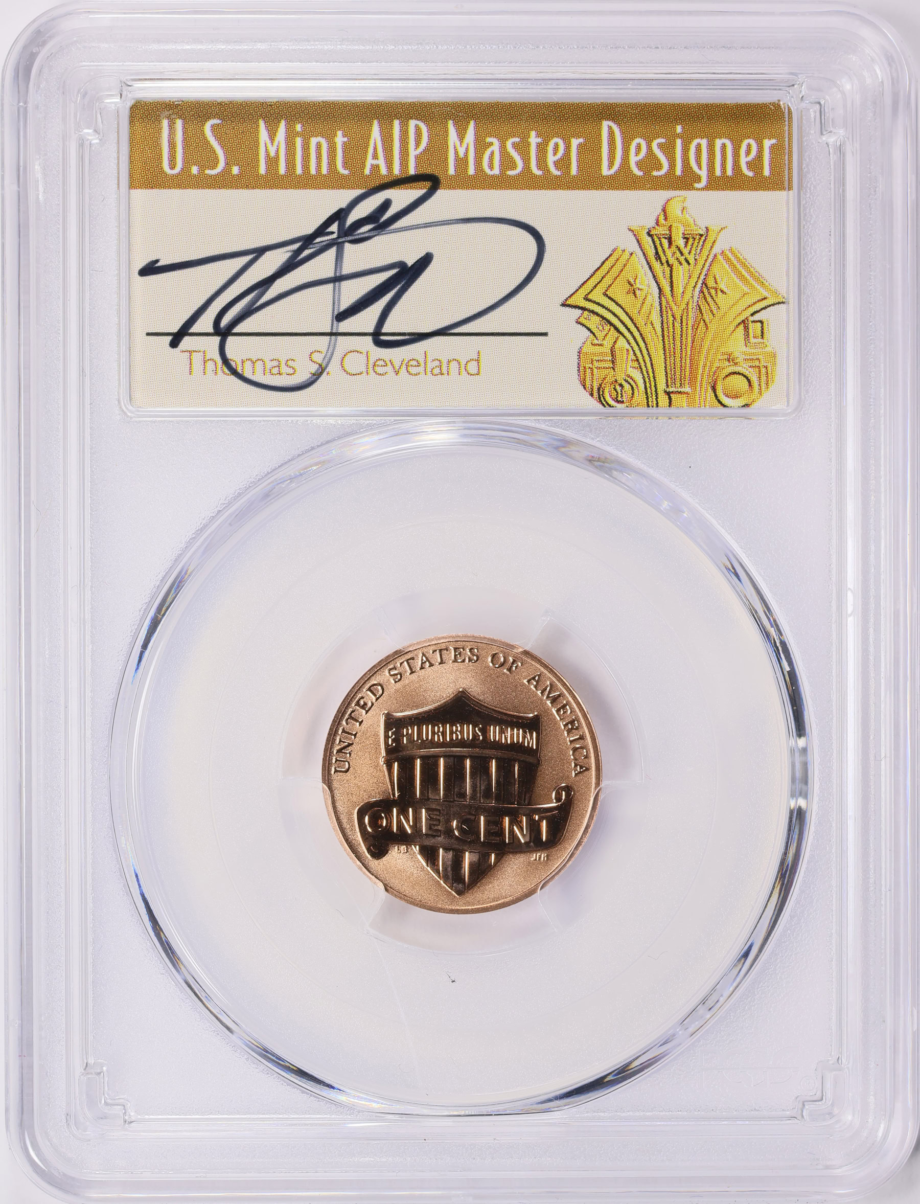 2018-S Lincoln Cent Shield Reverse Proof (From the Reverse Proof 50th ...