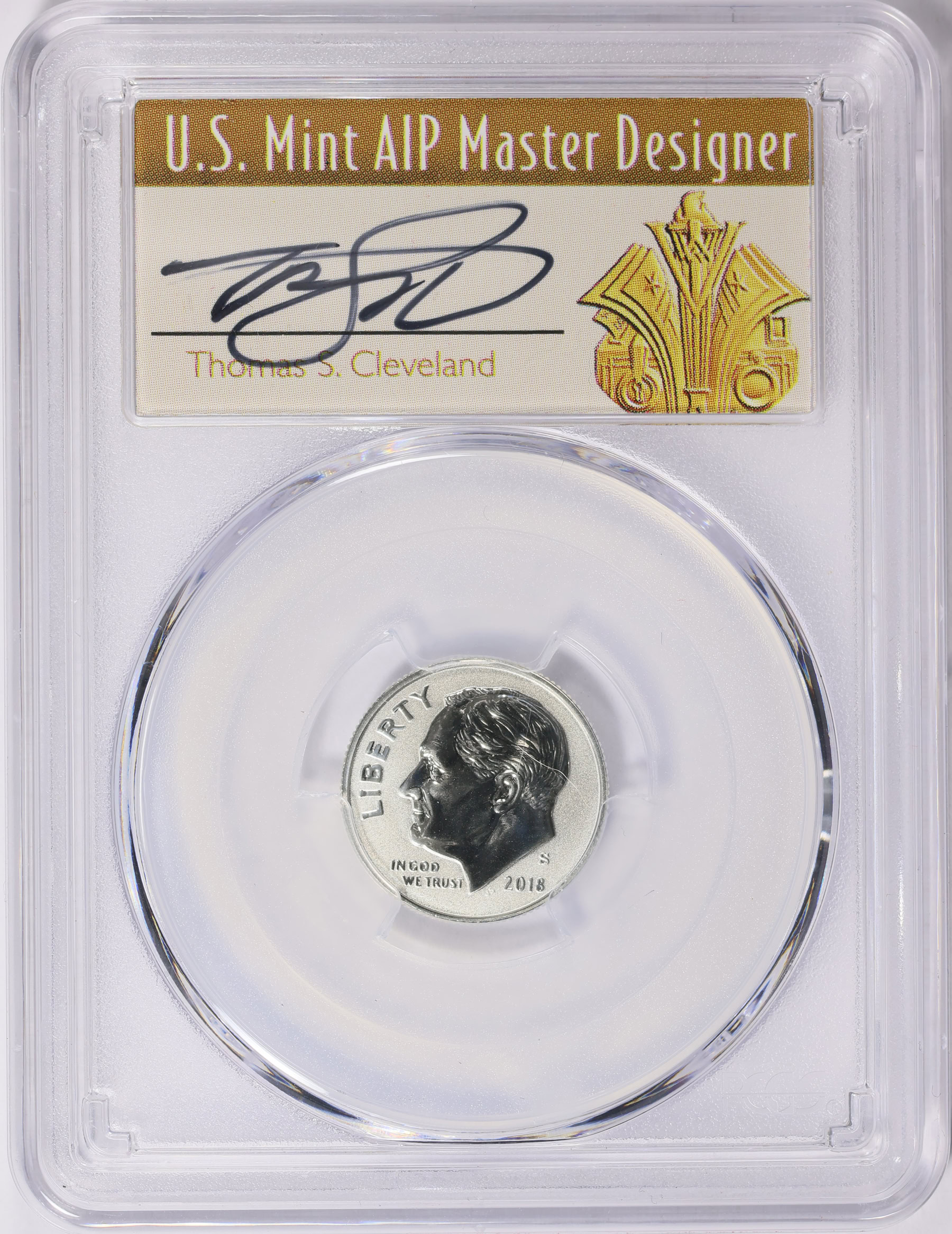 2018-S Roosevelt Dime Silver Reverse Proof (From the 50th Anniversary ...