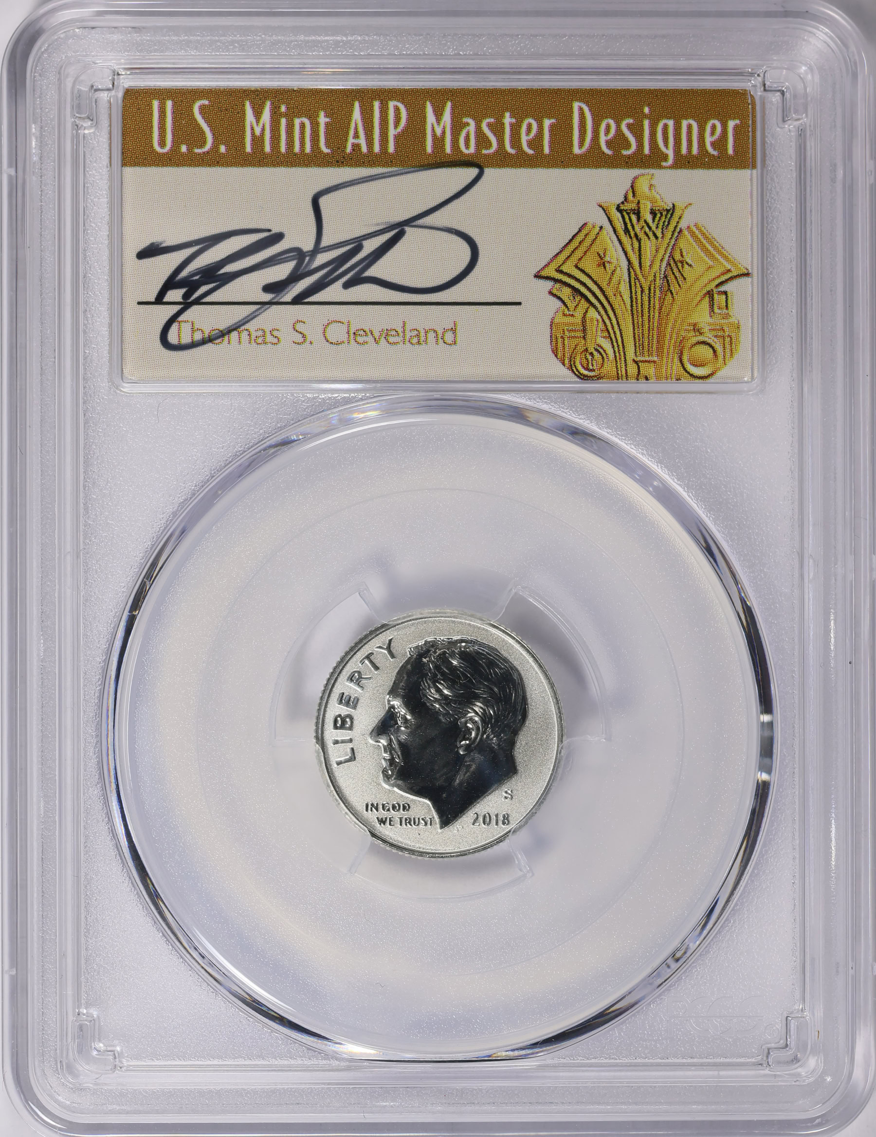 2018-S Roosevelt Dime Silver Reverse Proof (From the 50th Anniversary ...