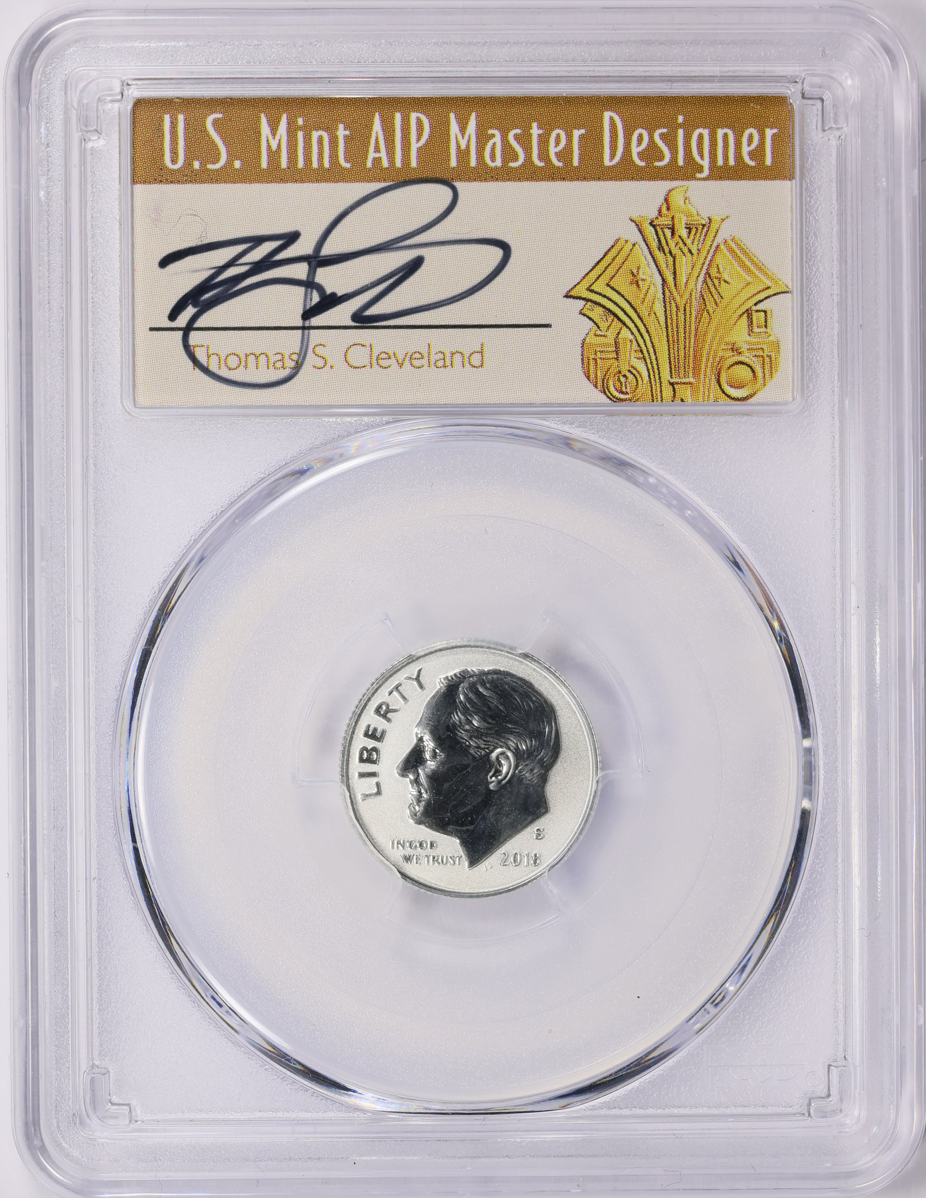 2018-S Roosevelt Dime Silver Reverse Proof (From the 50th Anniversary ...