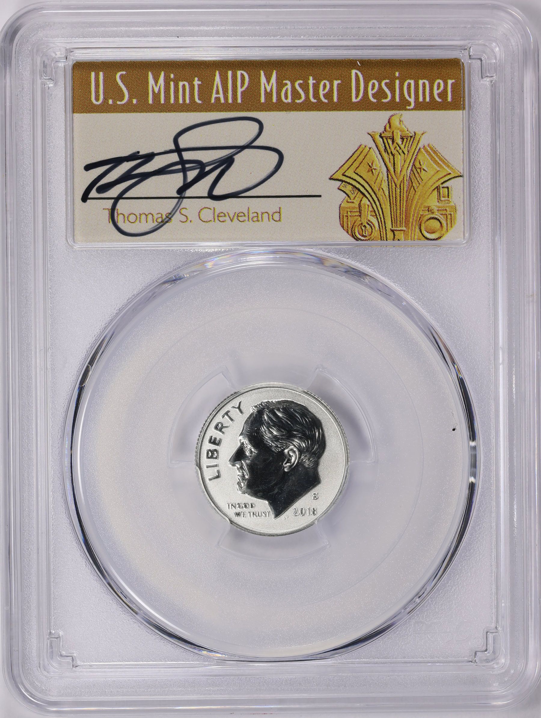 2018-S Roosevelt Dime Silver Reverse Proof (From the 50th Anniversary ...