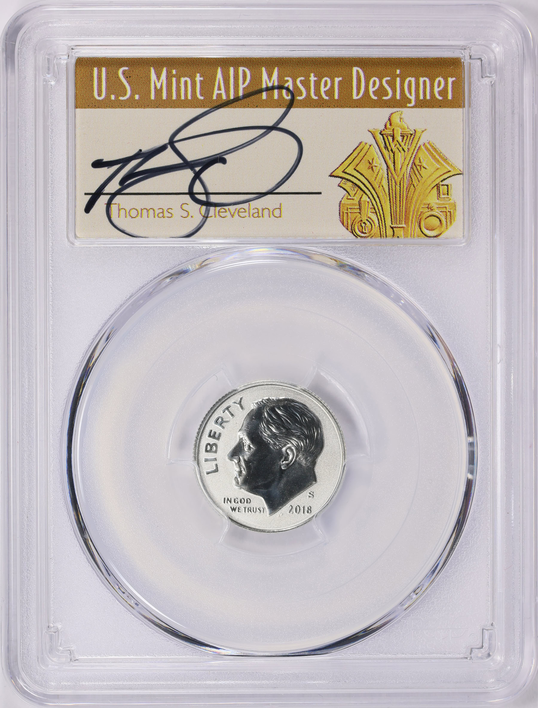 2018-S Roosevelt Dime Silver Reverse Proof (From the 50th Anniversary ...