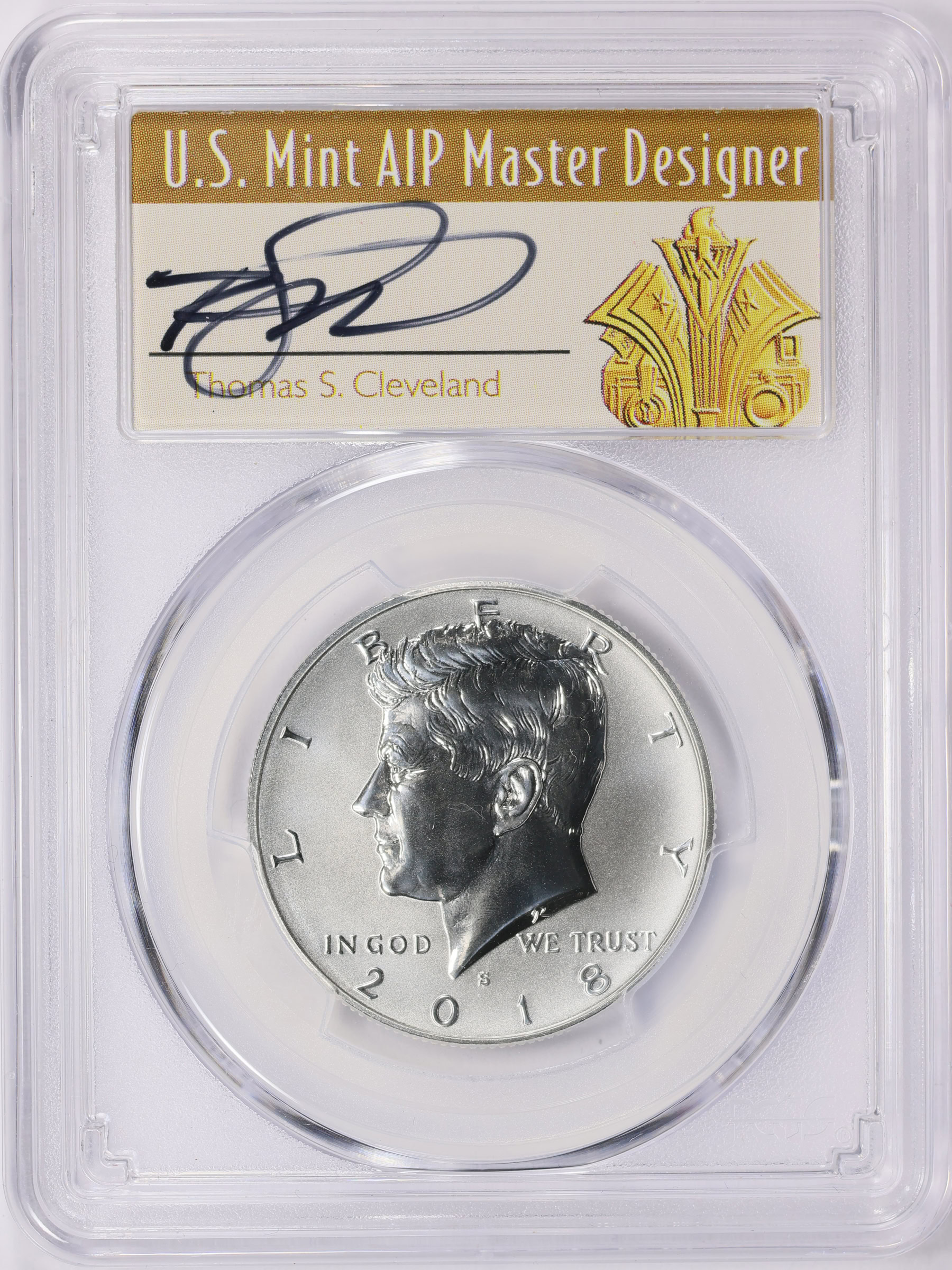 2018-S Kennedy Half Dollar Silver Reverse Proof. First Strike (From the ...