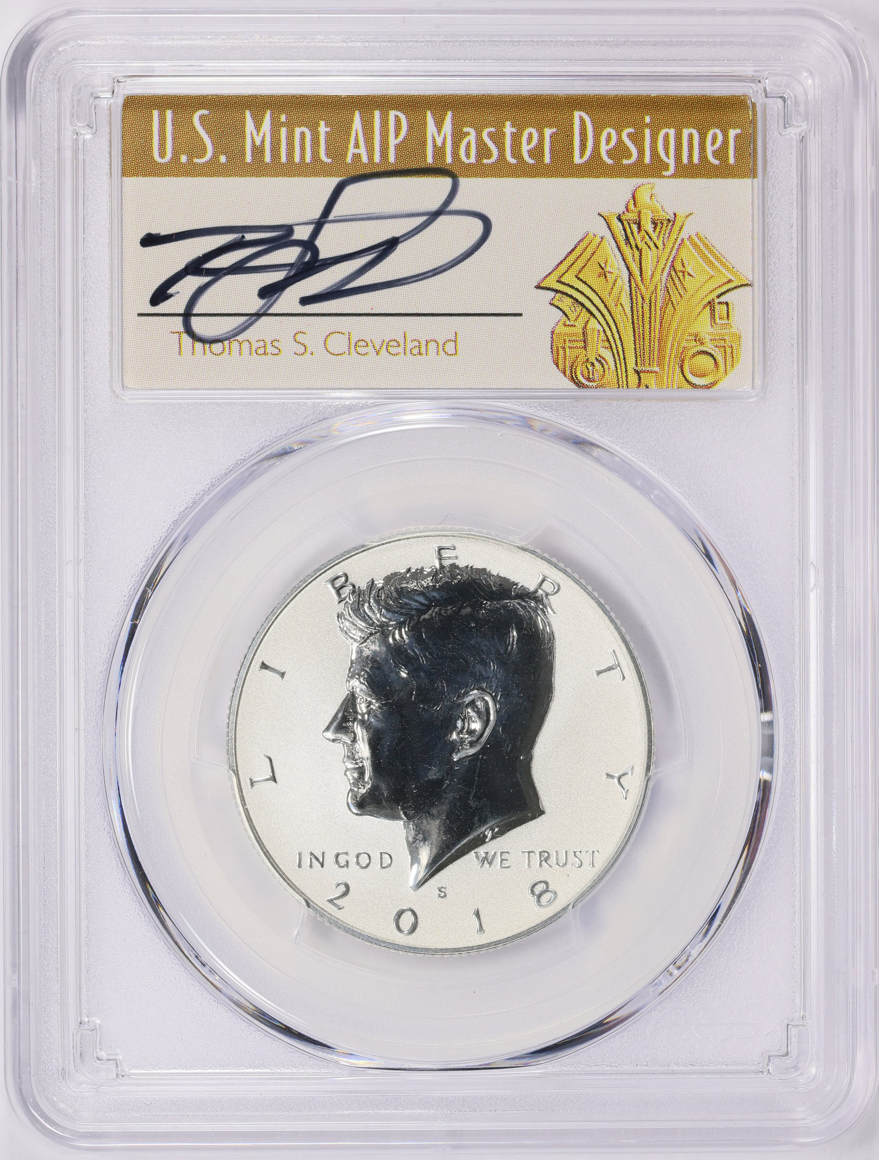 2018-S Kennedy Half Dollar Silver Reverse Proof. First Strike (From the ...