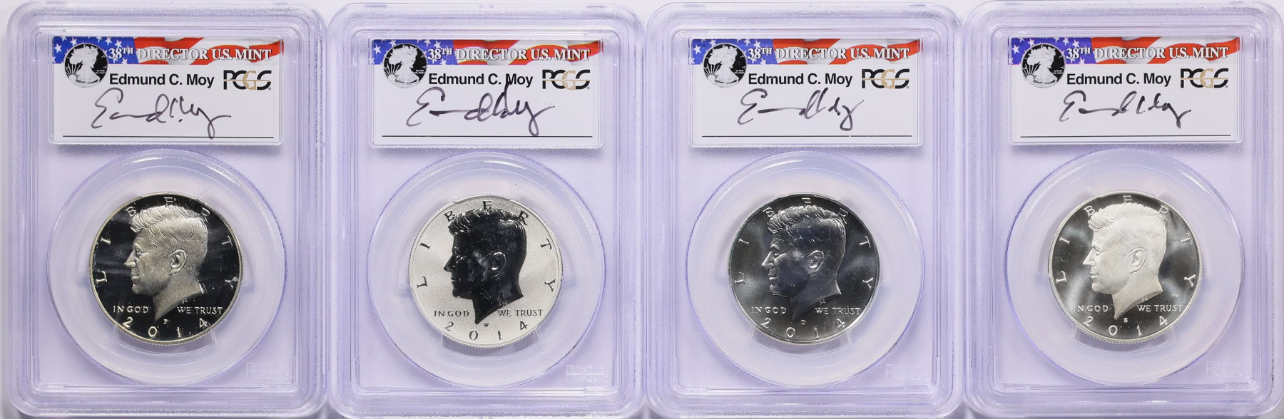 2014 Kennedy Half Dollar Silver. First Strike 50th Anniversary Set PCGS ...