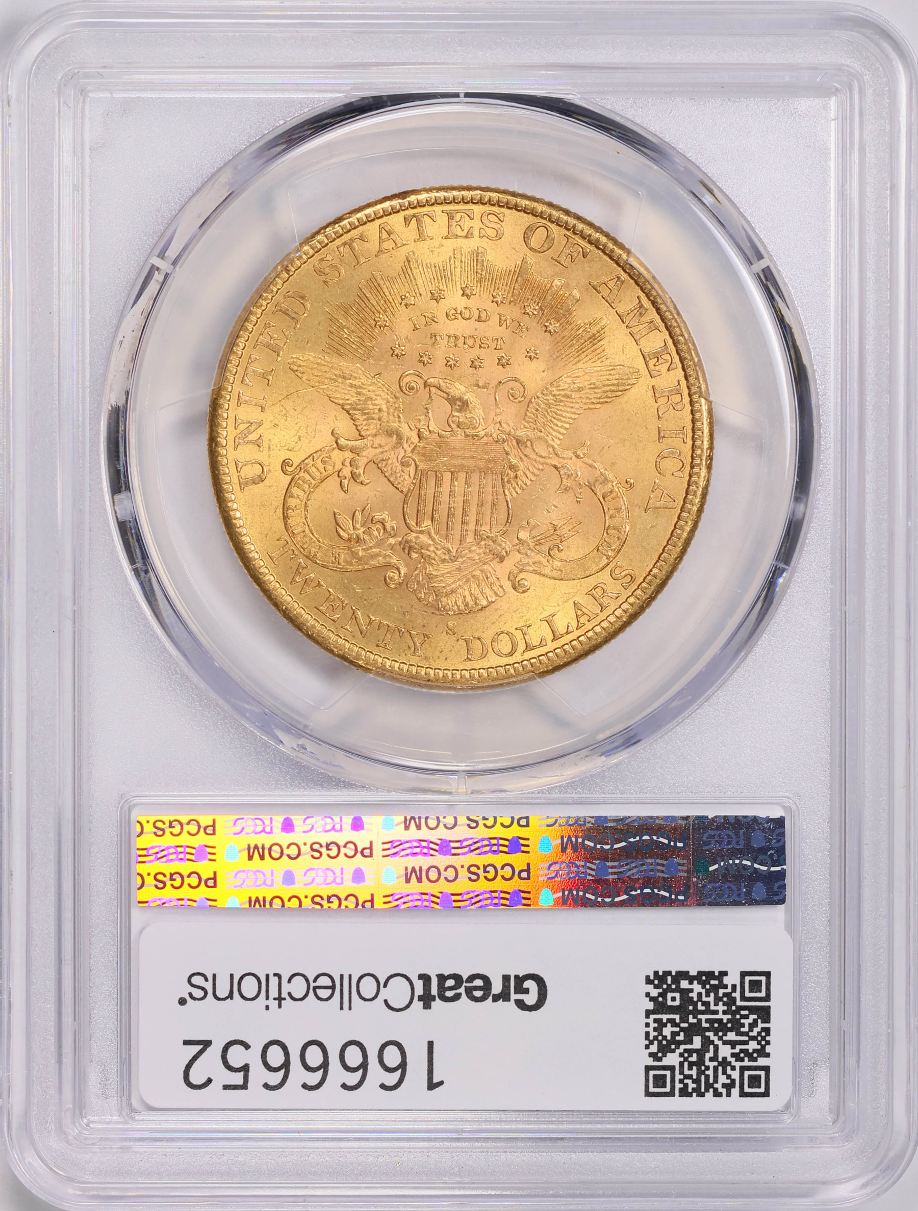 1891-S Liberty Gold Double Eagle PCGS MS-63 (Item 1666652 ...