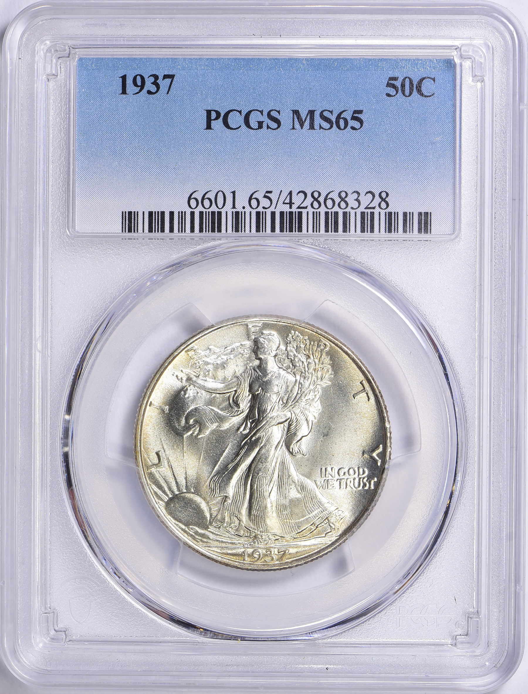 1937 Walking Liberty Half Dollar PCGS MS-65 (Item 1666783) | GreatCollections Coin Auctions