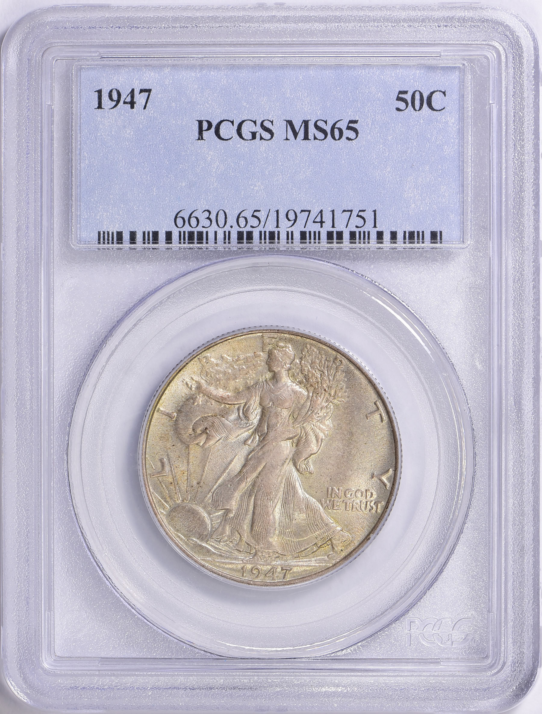 1947 Walking Liberty Half Dollar PCGS MS-65 (Item 1666810) | GreatCollections Coin Auctions