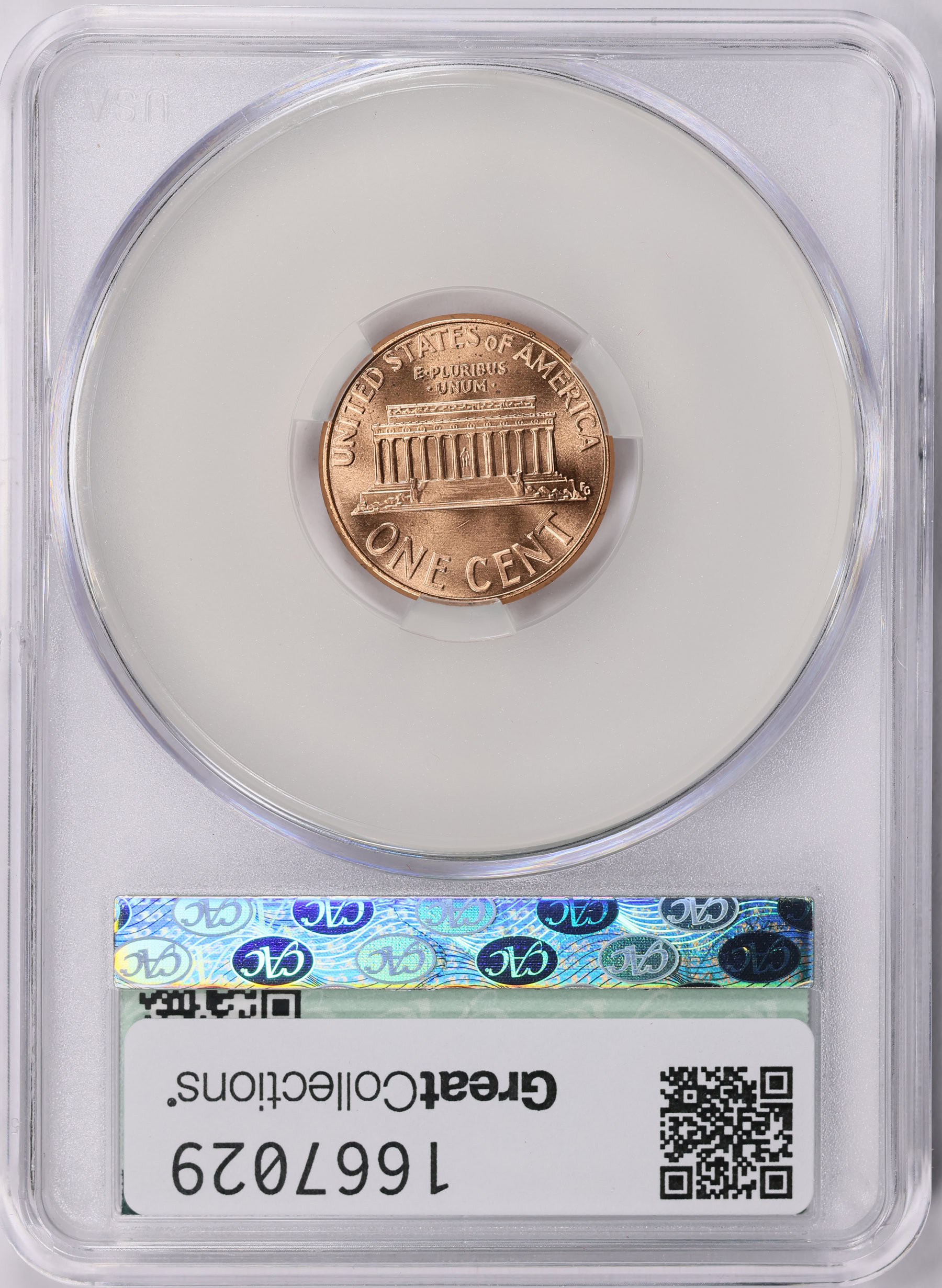 2000 Lincoln Cent "Cheerios" Cent CACG MS-67 RD (With Original Cheerios ...