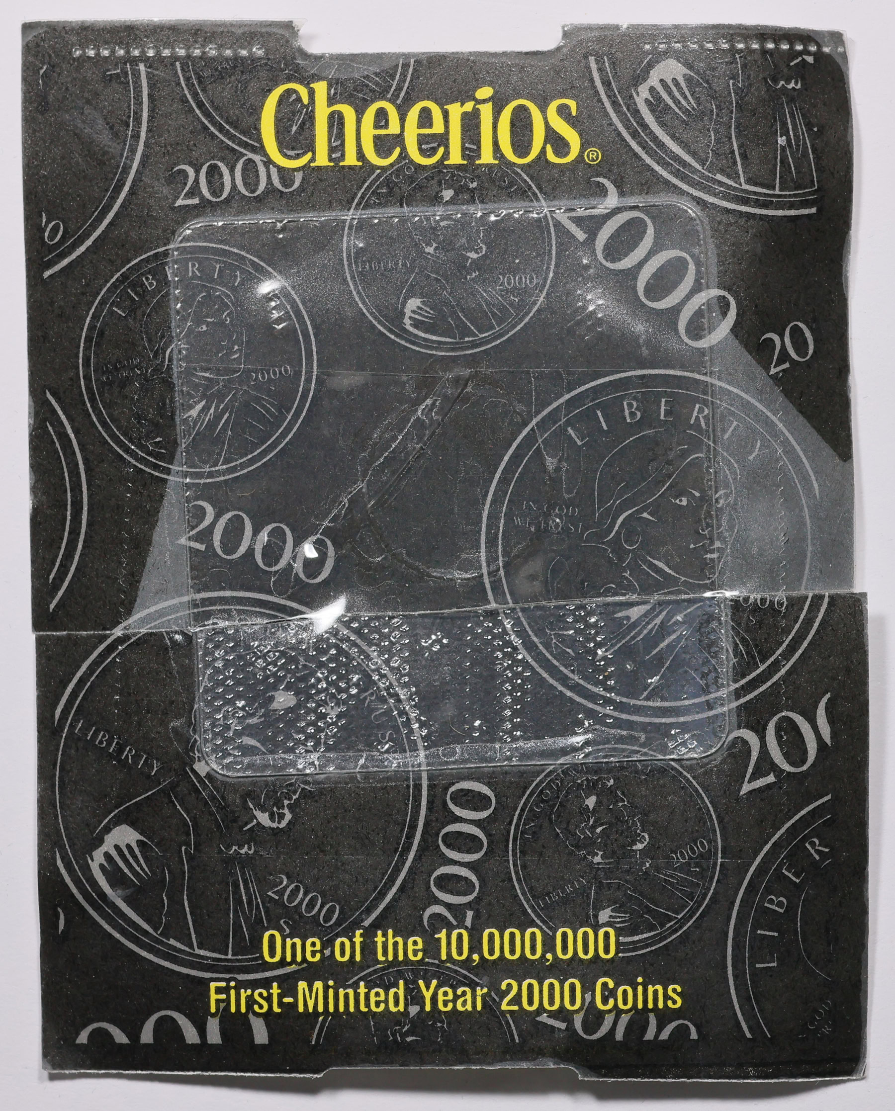 2000 Lincoln Cent "Cheerios" Cent CACG MS-67 RD (With Original Cheerios ...