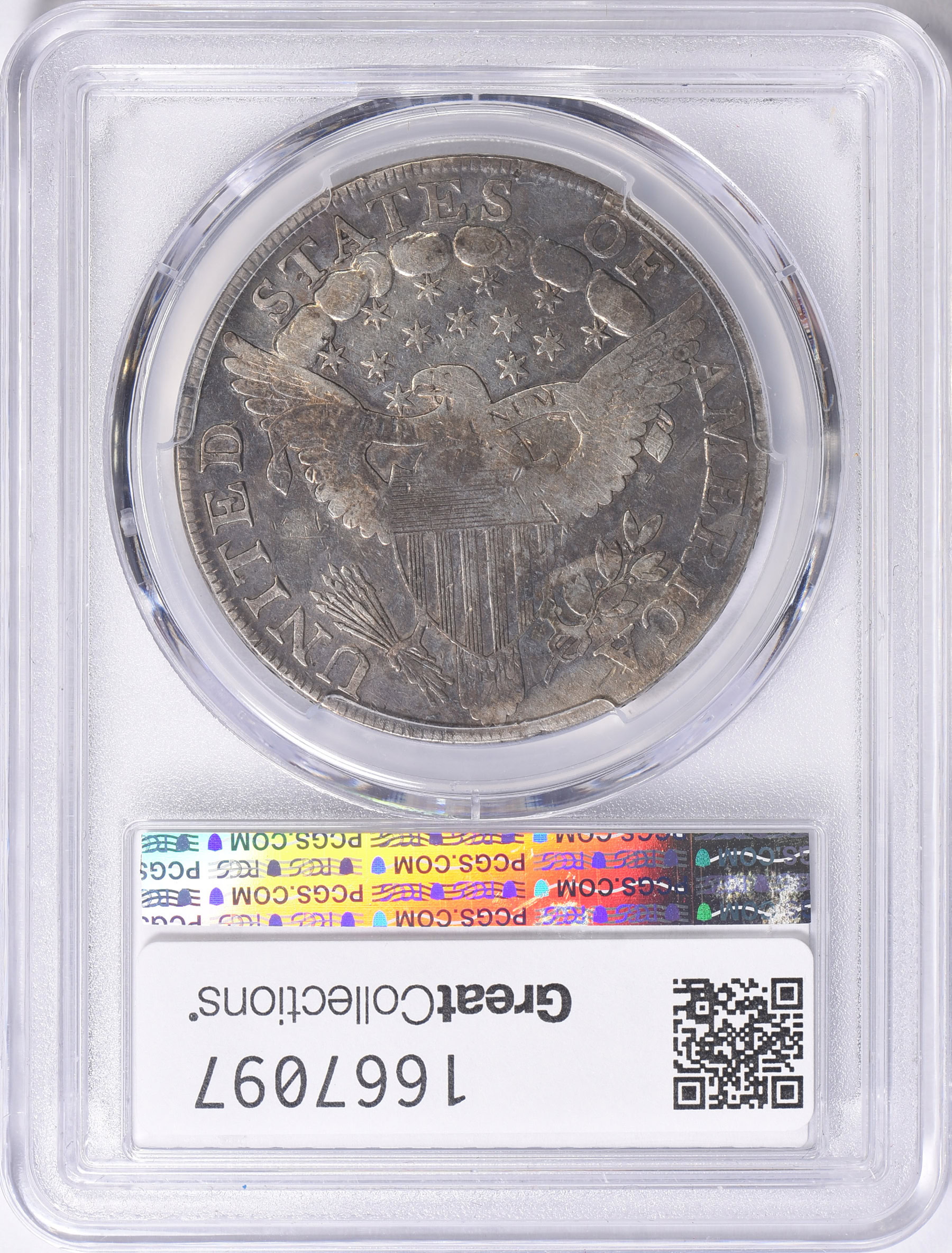 1801 Draped Bust Silver Dollar PCGS Genuine Fine Details (Item 1667097 ...