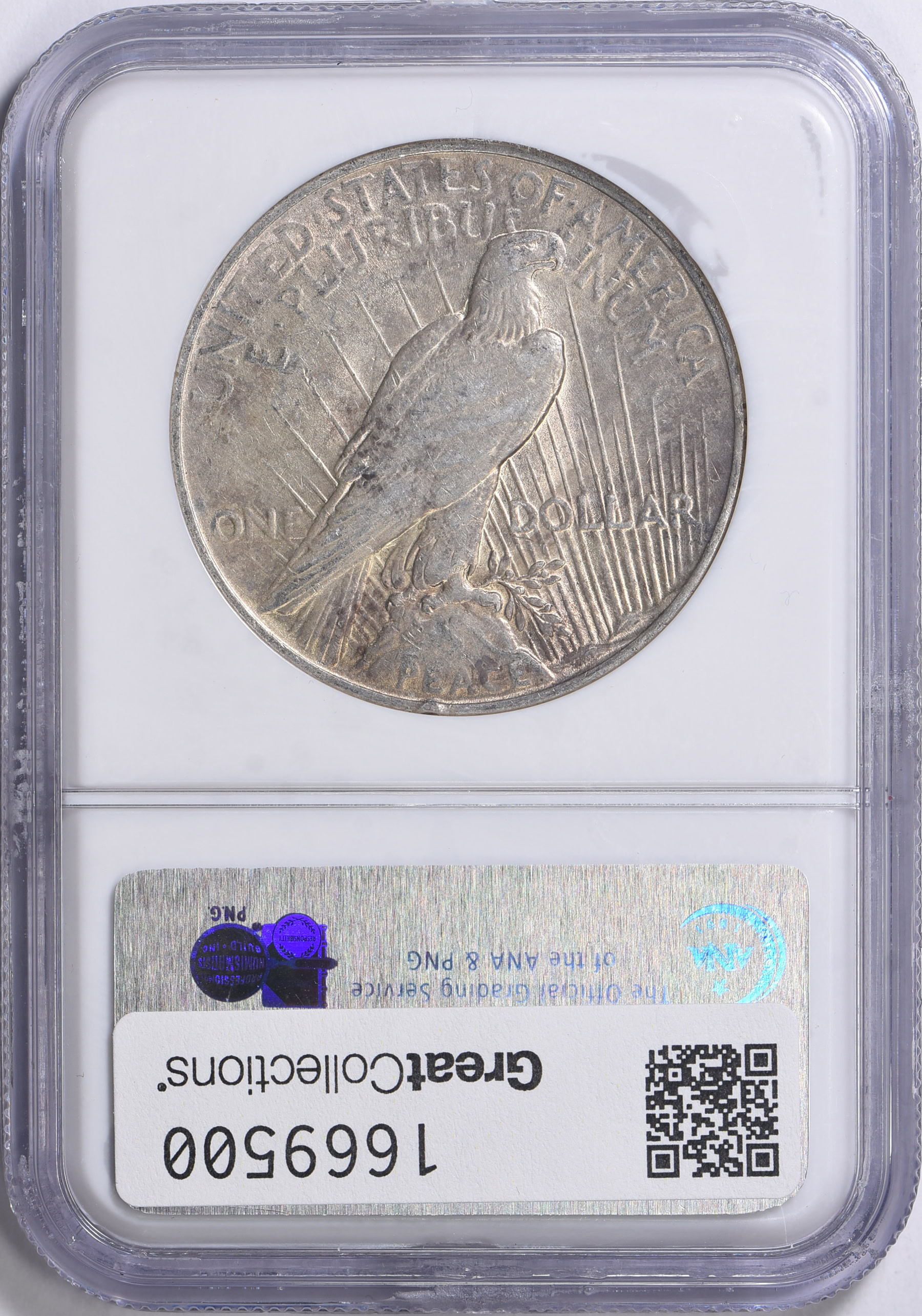1922 Peace Silver Dollar Extra Hair VAM-2C LDS Top 50 NGC XF-45 (Item ...