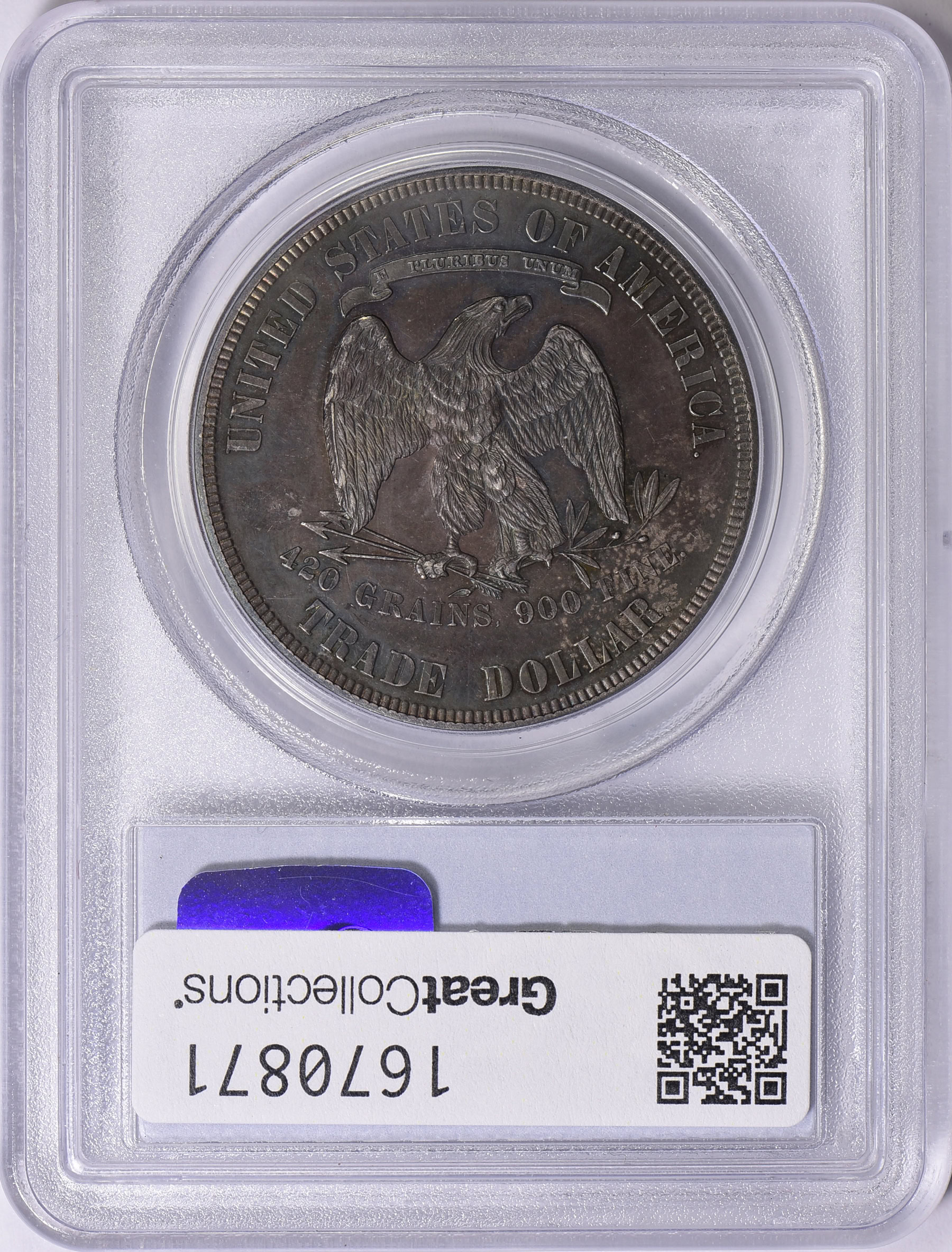 1879 Trade Silver Dollar PCGS Proof-62 (Toned) (Item 1670871 ...