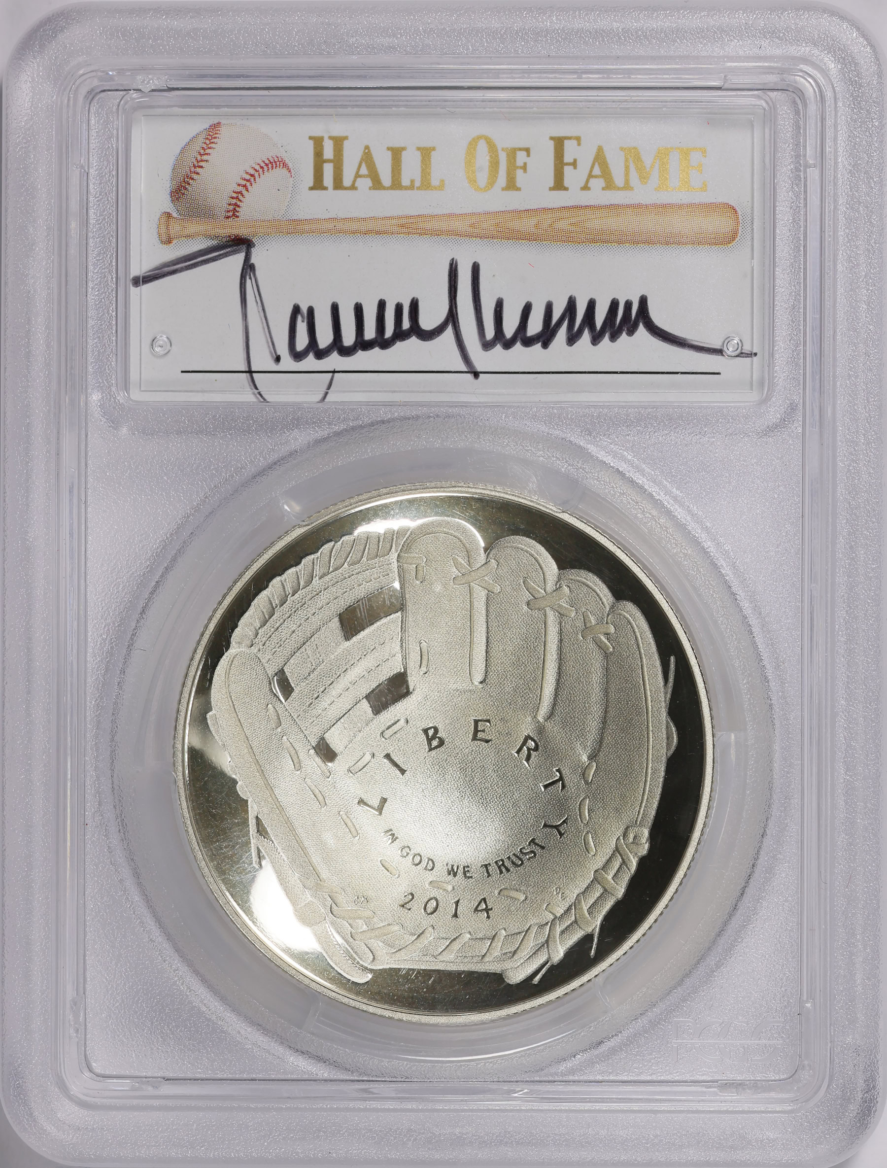 2014-P Baseball Hall of Fame Silver Dollar PCGS Proof-70 DCAM (Randy ...