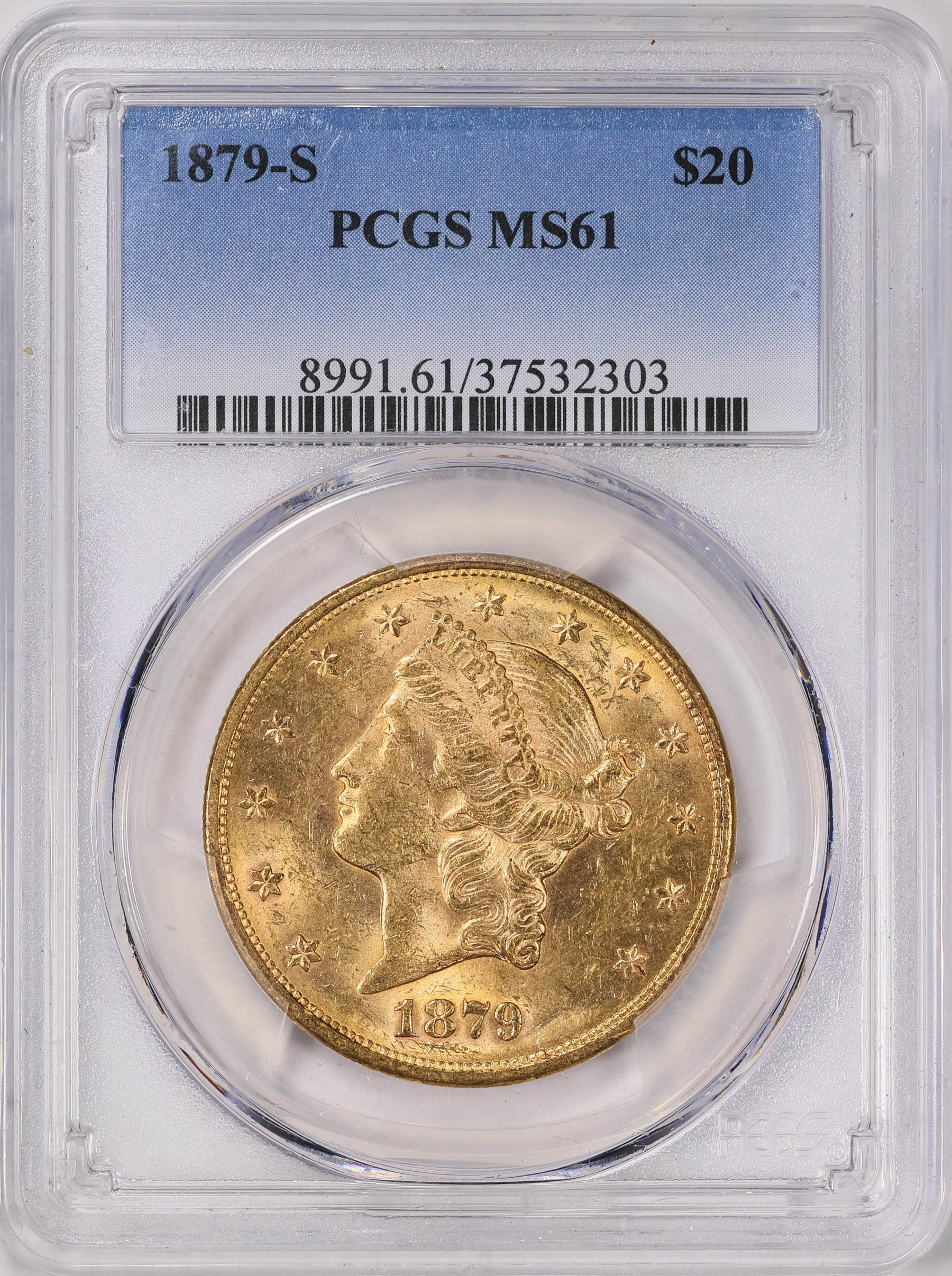1879-S Liberty Gold Double Eagle PCGS MS-61 (Item 1671872) | GreatCollections Coin Auctions