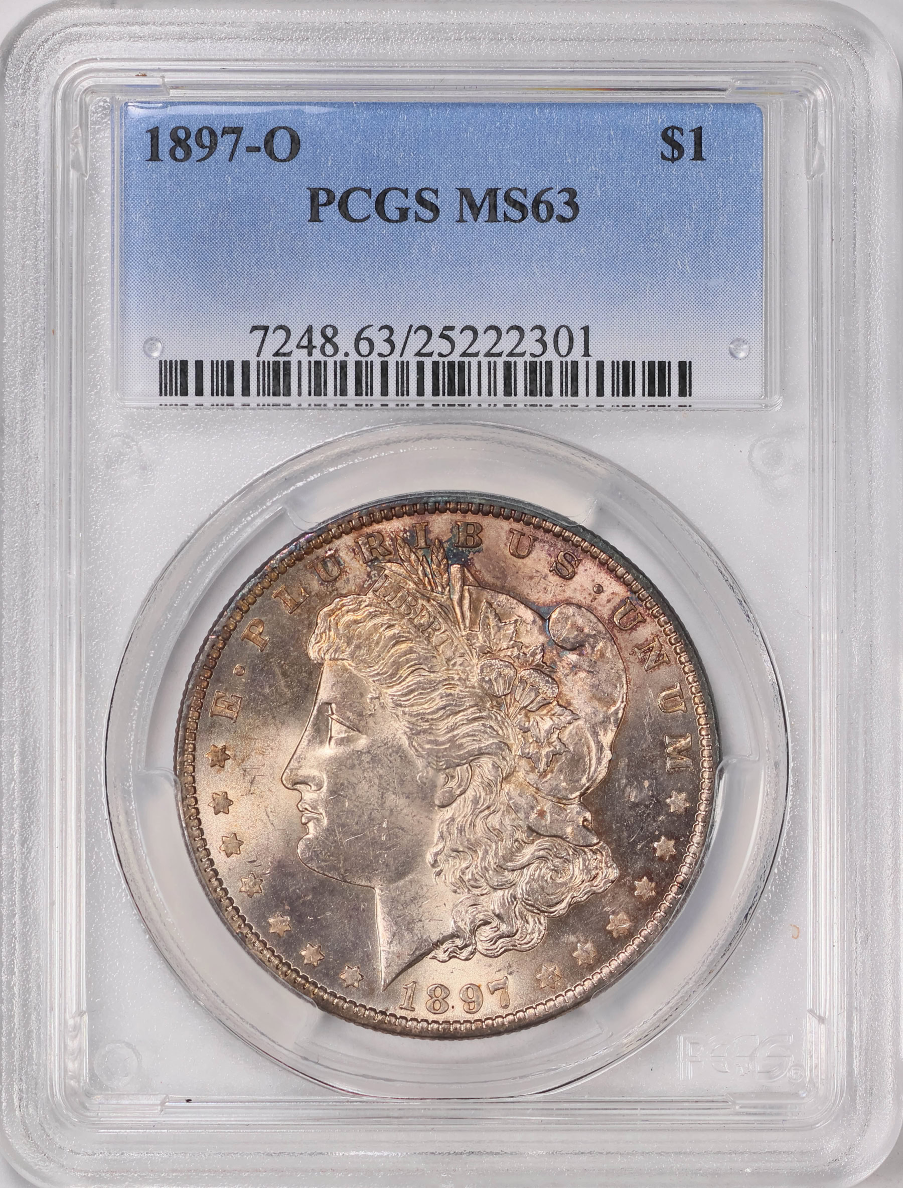 1897-O Morgan Silver Dollar PCGS MS-63 (Item 1672078) | GreatCollections Coin Auctions