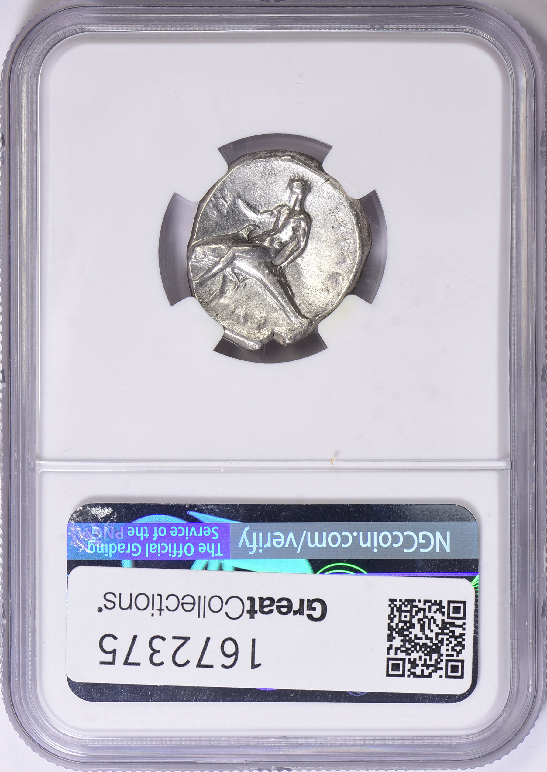 Ancient Calabria, Taras c.302-280 B.C. AR Didrachm NGC Ch VF | NGC Cert ...
