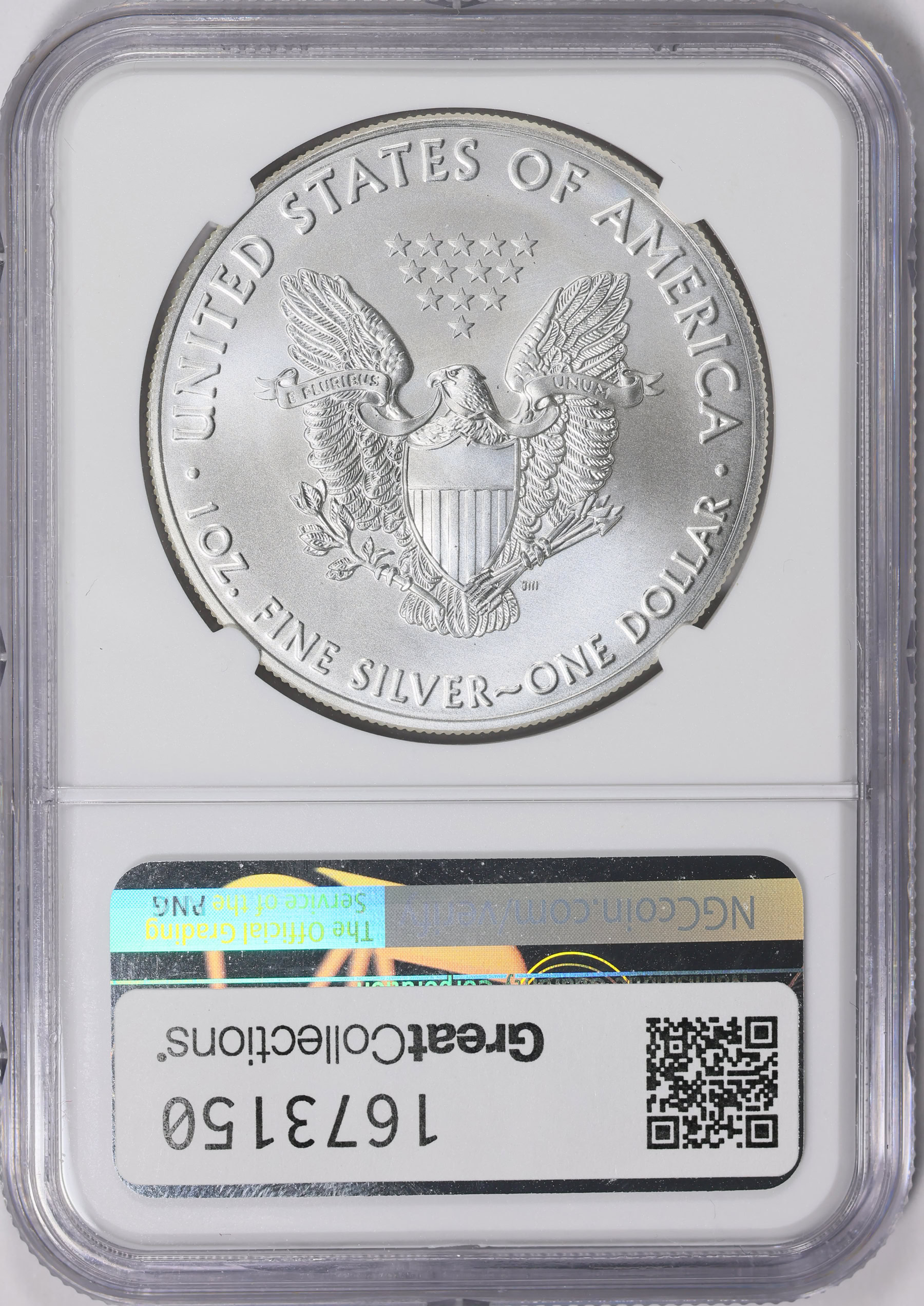 2019 $1 Silver Eagle First Day of Issue NGC MS-70 (Item 1673150 ...